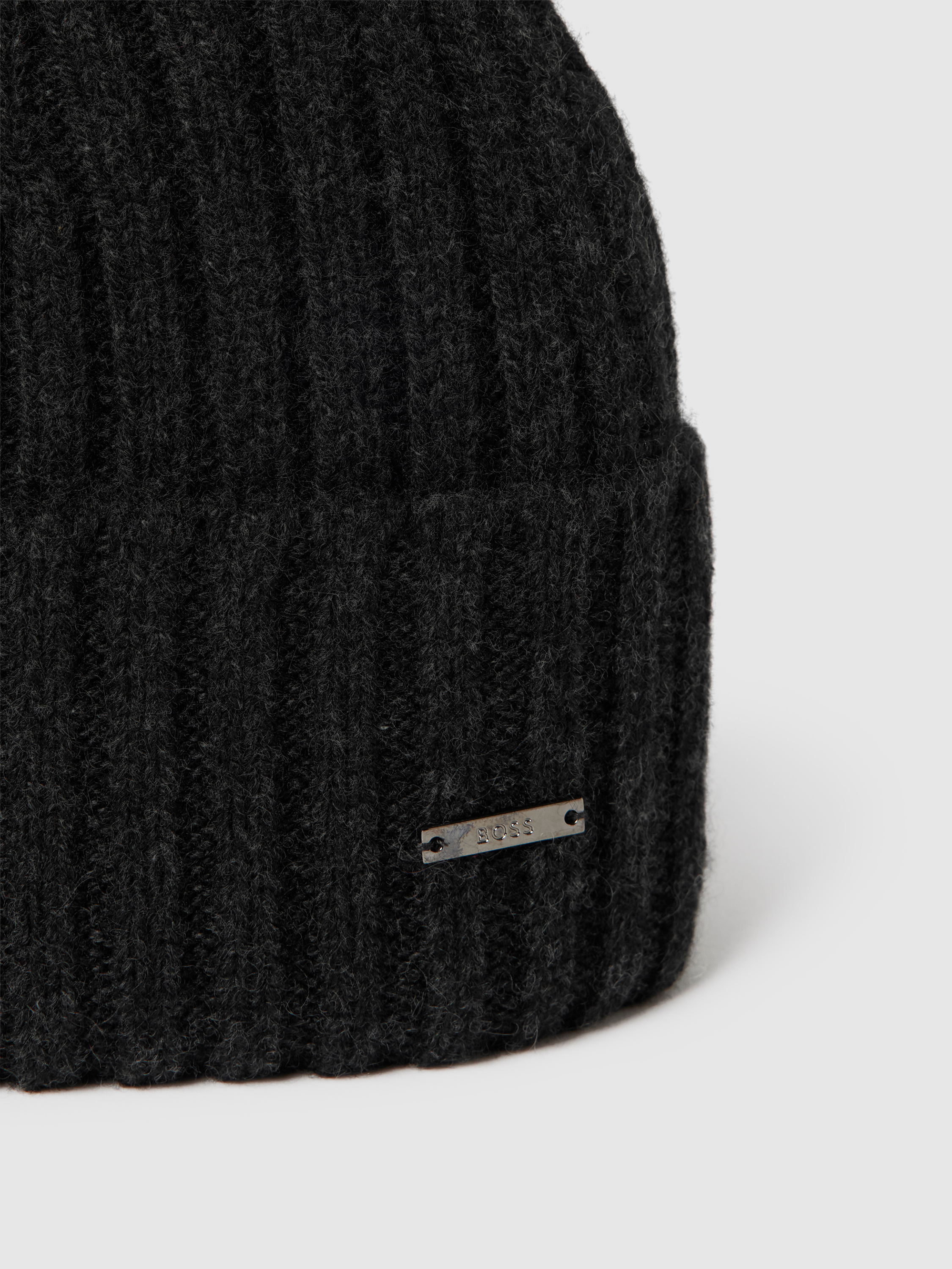 BOSS Beanie aus reinem Kaschmir Modell 'T-LINO' (black) online kaufen