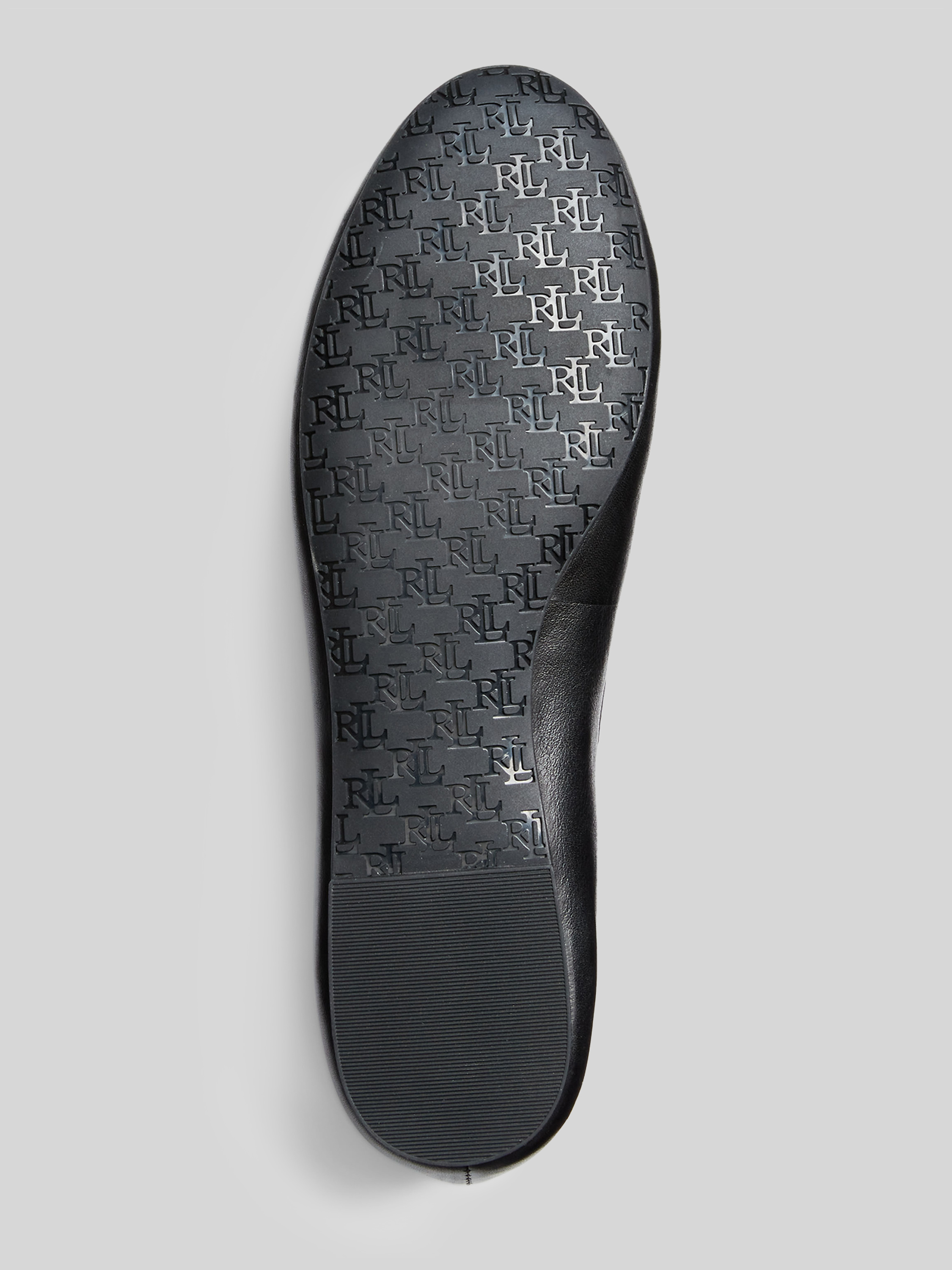 Lauren Ralph Lauren Ballerina's van echt leer in zwart online kopen | P&C