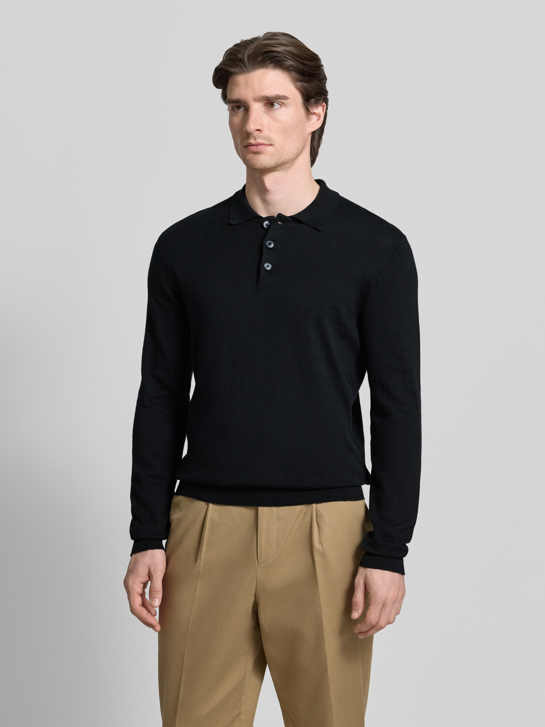 Casual Friday Gebreide pullover van een mix van katoen en kasjmier ...