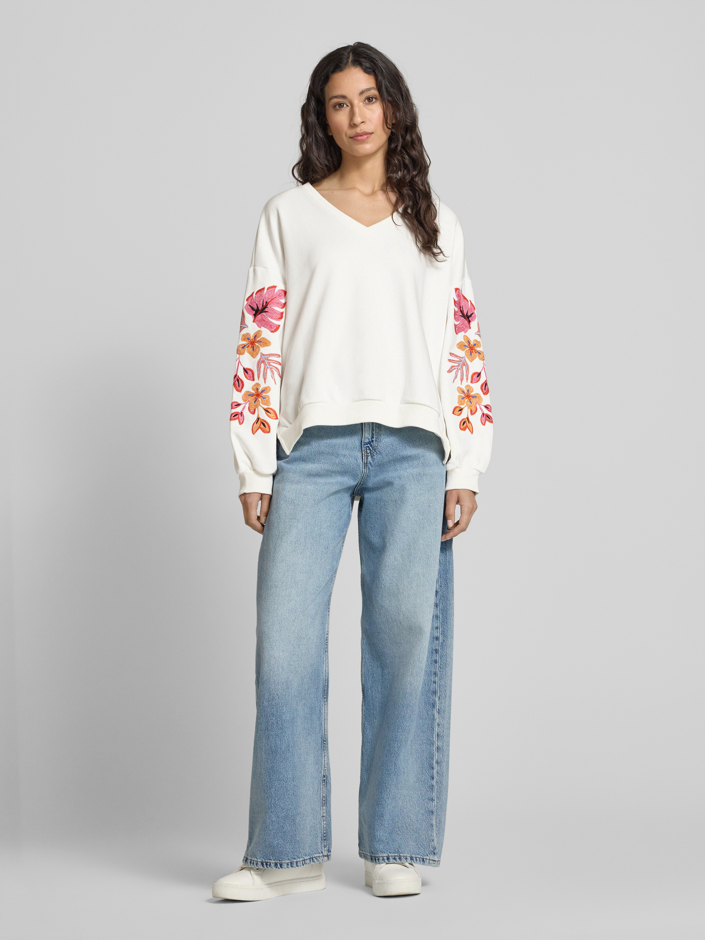 Smith and Soul Strickpullover mit Lochmuster (weiss) online kaufen