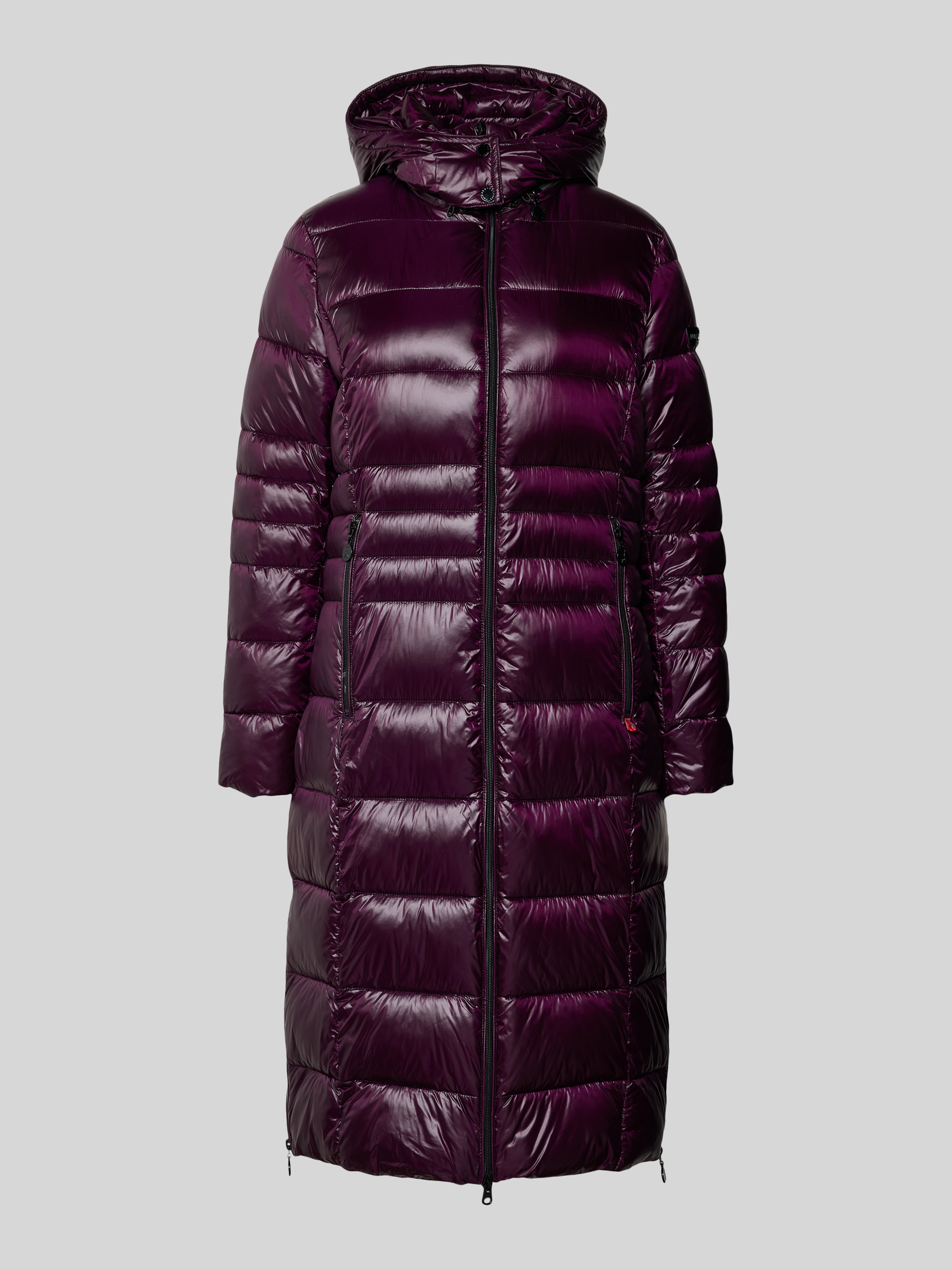 Frieda & Freddies Gewatteerde lange jas met tweewegsritssluiting, model ...