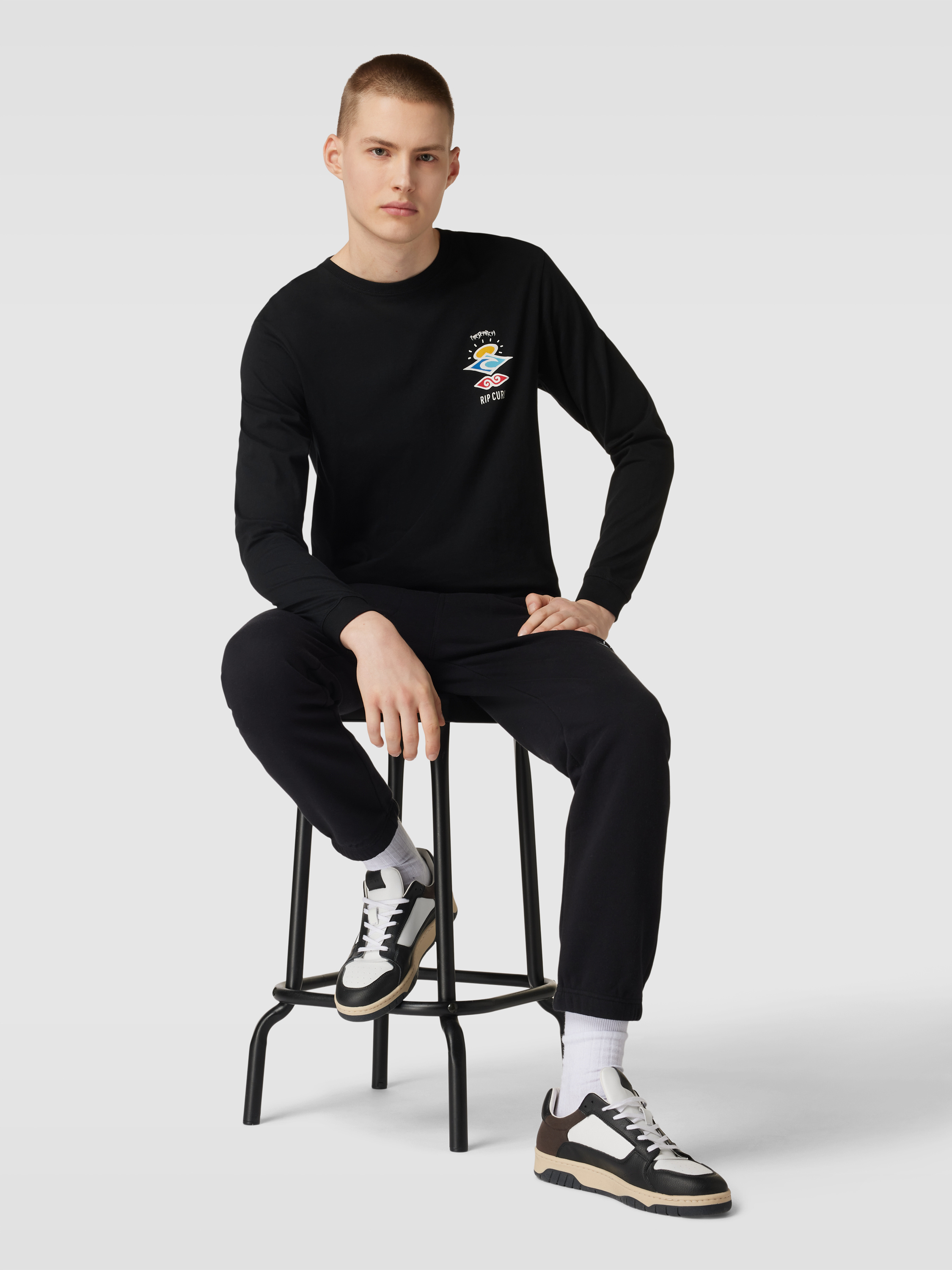 Rip Curl Sweatpants mit Label-Print (black) online kaufen