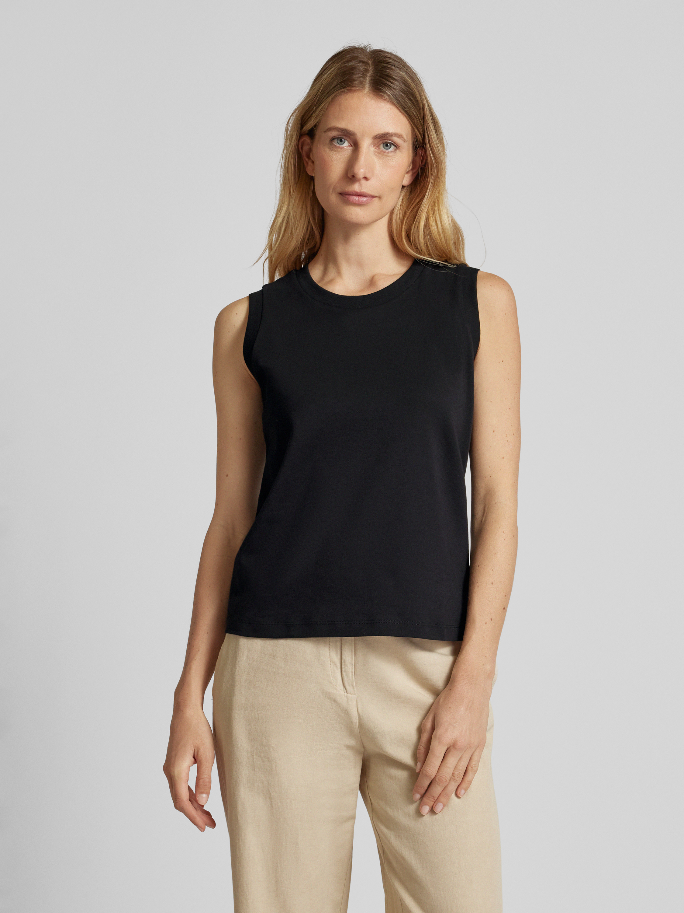 OPUS Tanktop met ronde hals, model 'llayda' in zwart online kopen | P&C