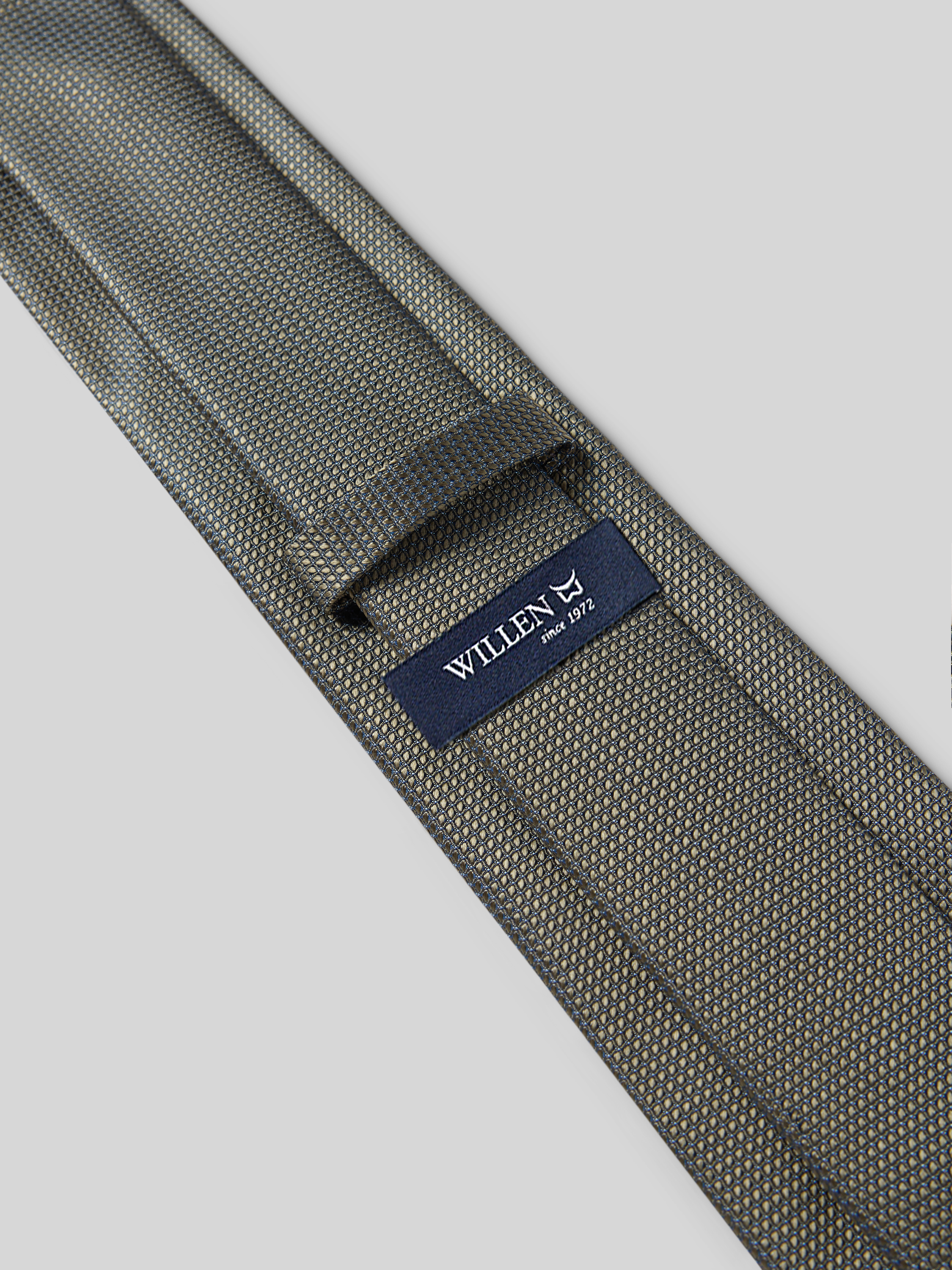 Kup online Willen Krawat z jedwabiu z fakturowanym wzorem (6 cm ...