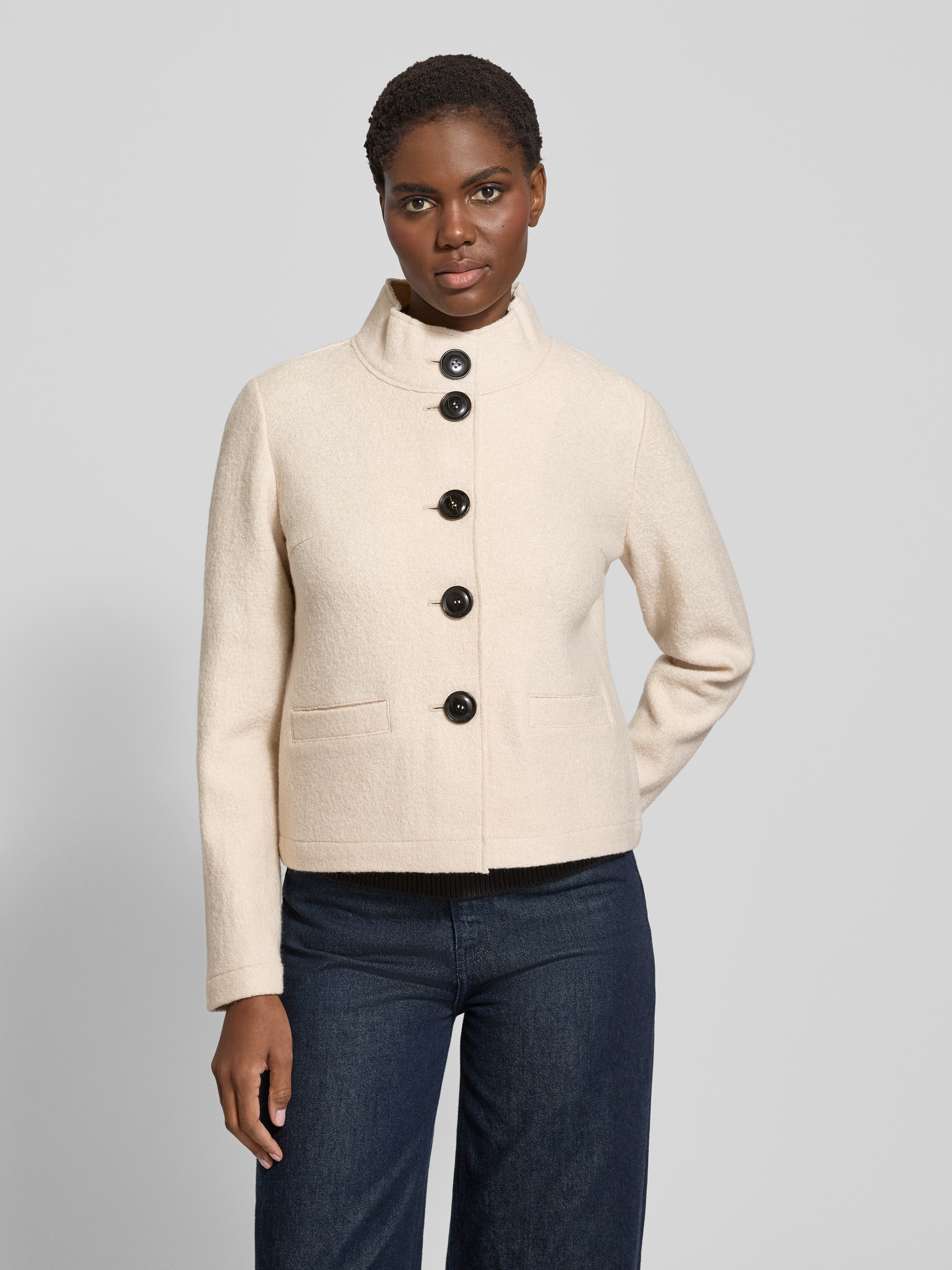 Betty Barclay Regular Fit Blazer aus Viskose-Woll-Mix (sand) online kaufen