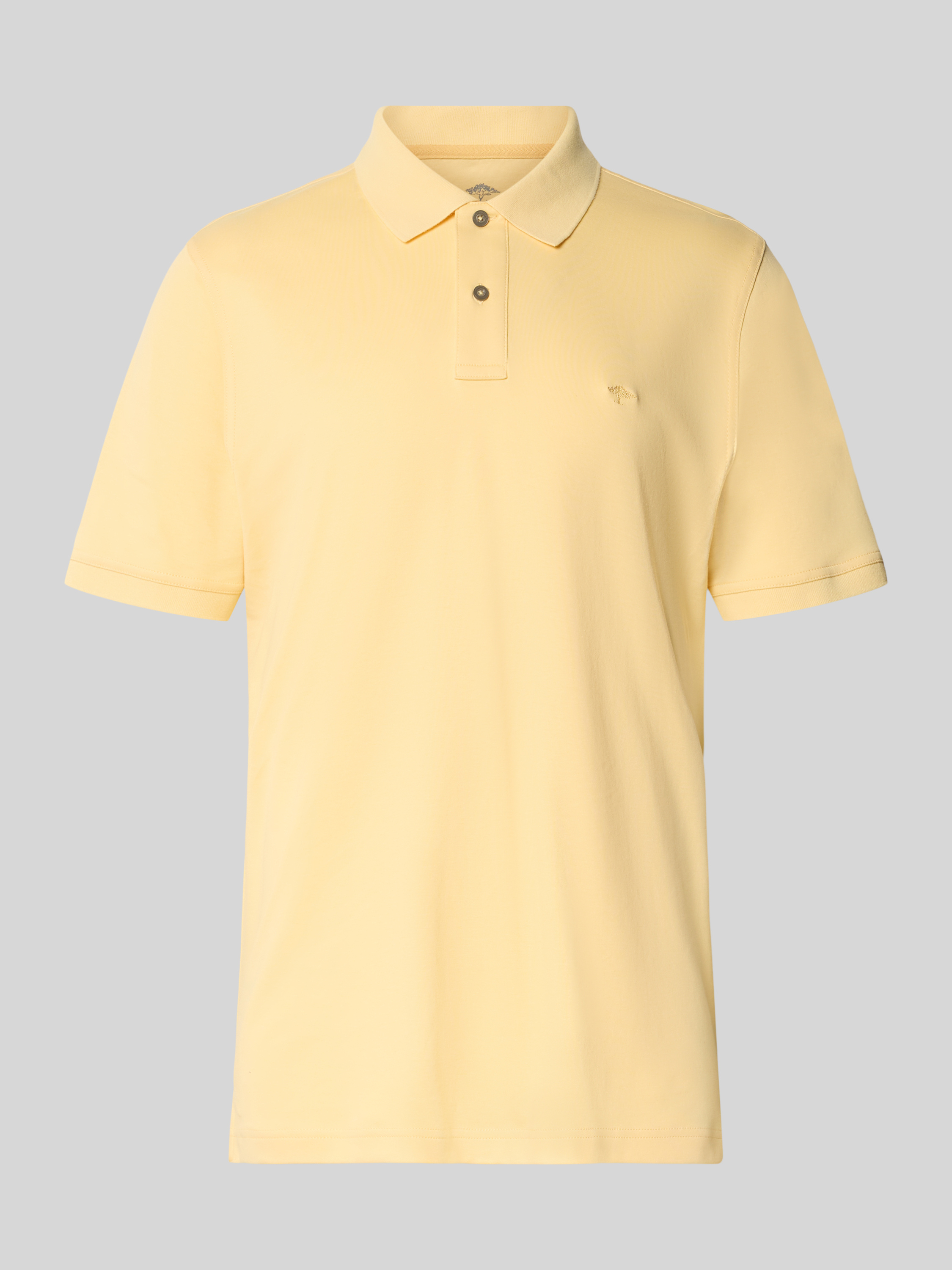 Fynch-Hatton Regular Fit Poloshirt mit Logo-Stitching (gelb) online kaufen