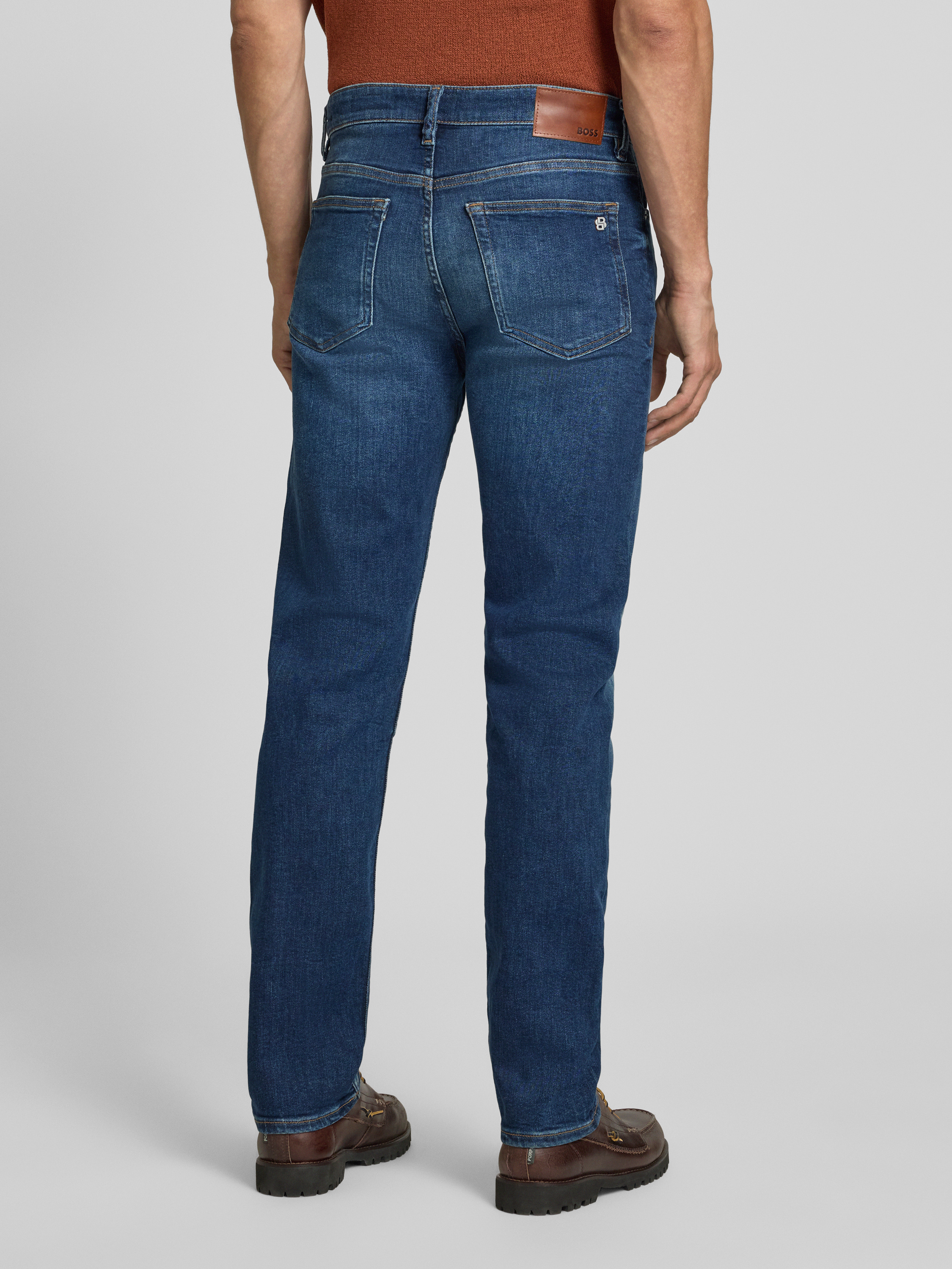 BOSS Orange straight fit jeans van katoenmix model 'OGDEN BO S-MILE' in ...