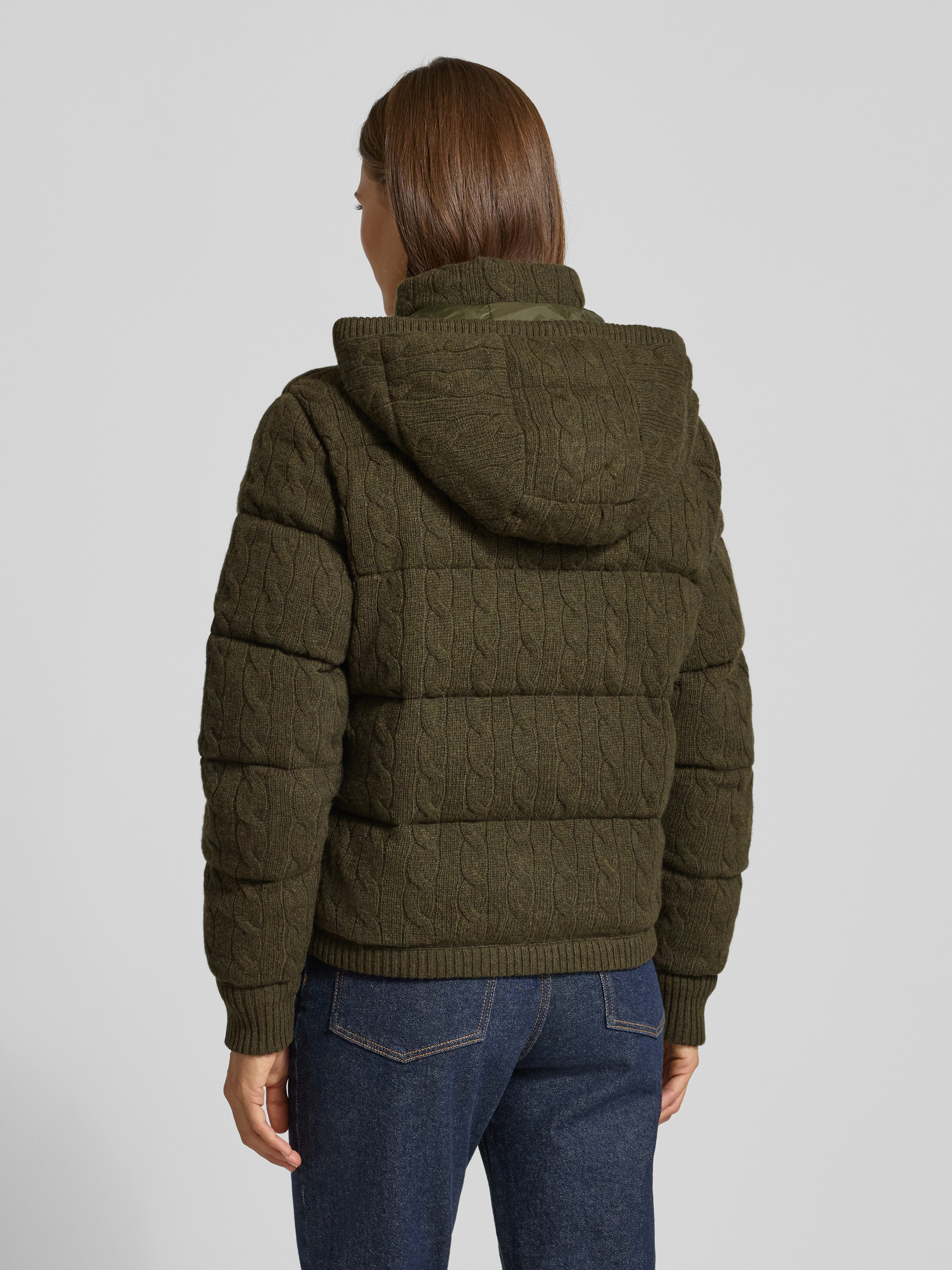 Polo Ralph Lauren Steppjacke aus Woll-Kaschmir-Mix (dunkelgruen) online ...