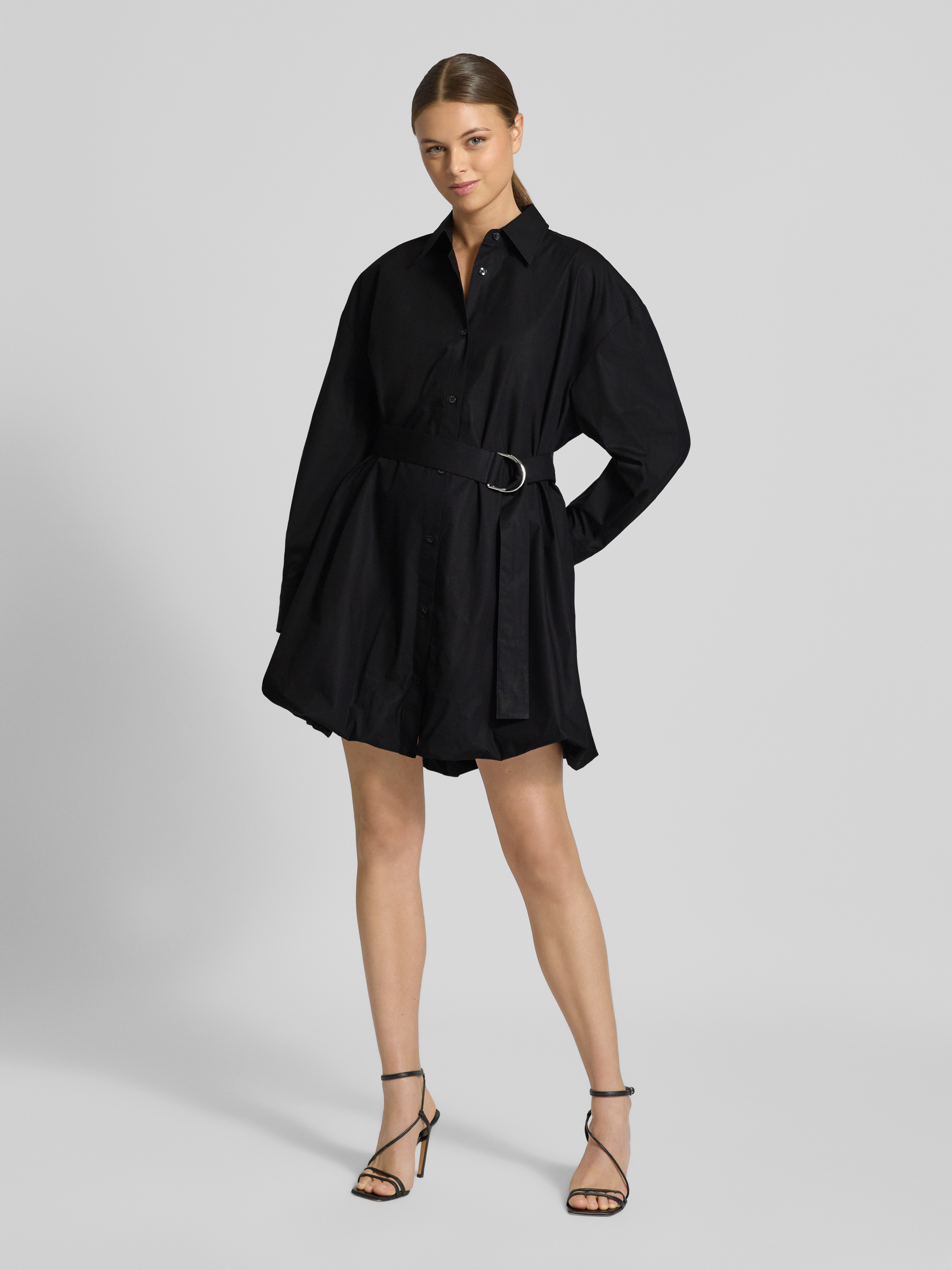 HUGO Tailliertes Hemdblusenkleid aus reiner Baumwolle Modell 'KUMIRA ...