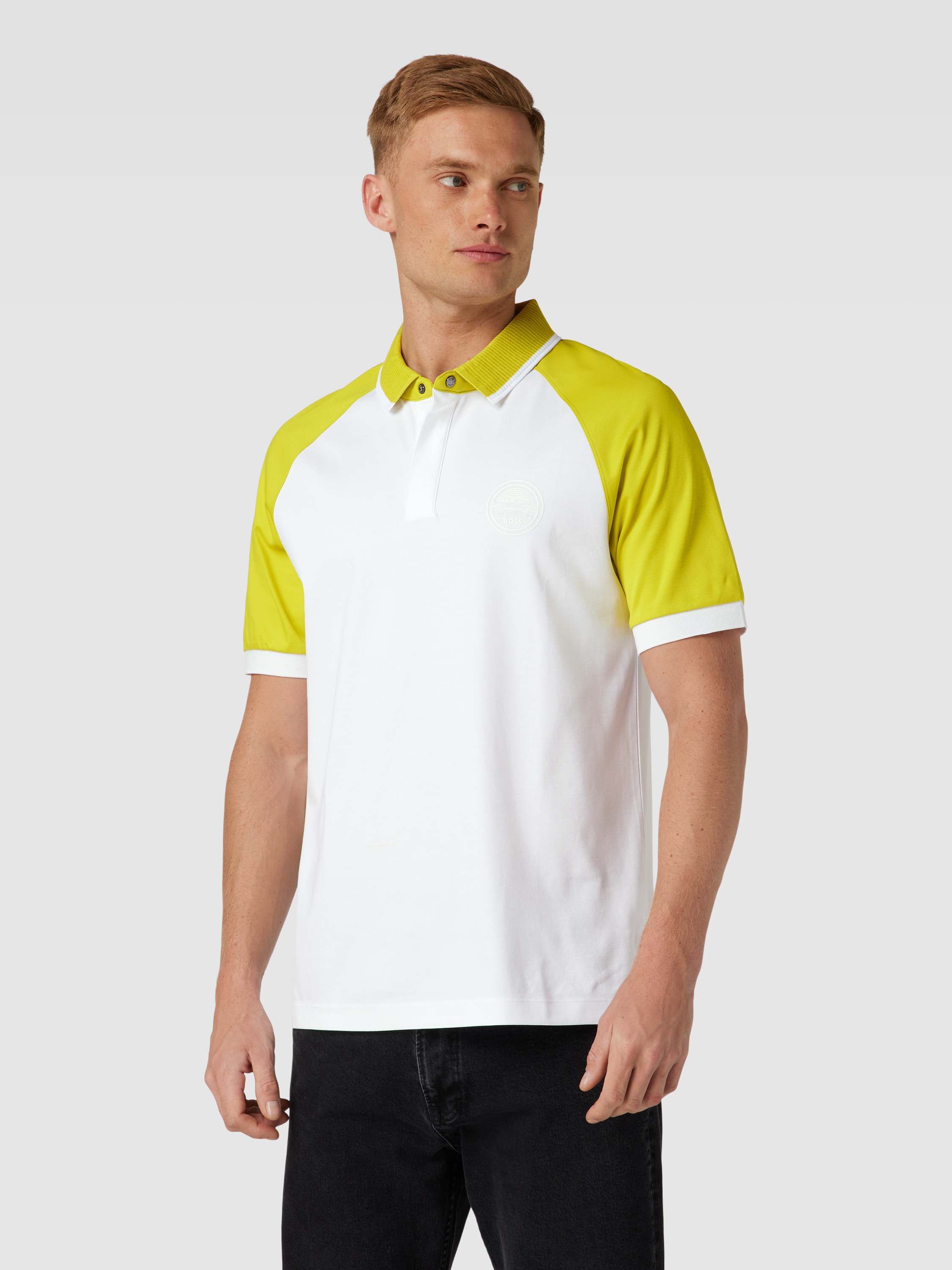BOSS Poloshirt mit Label-Details - Porsche X Boss Collection (weiss ...