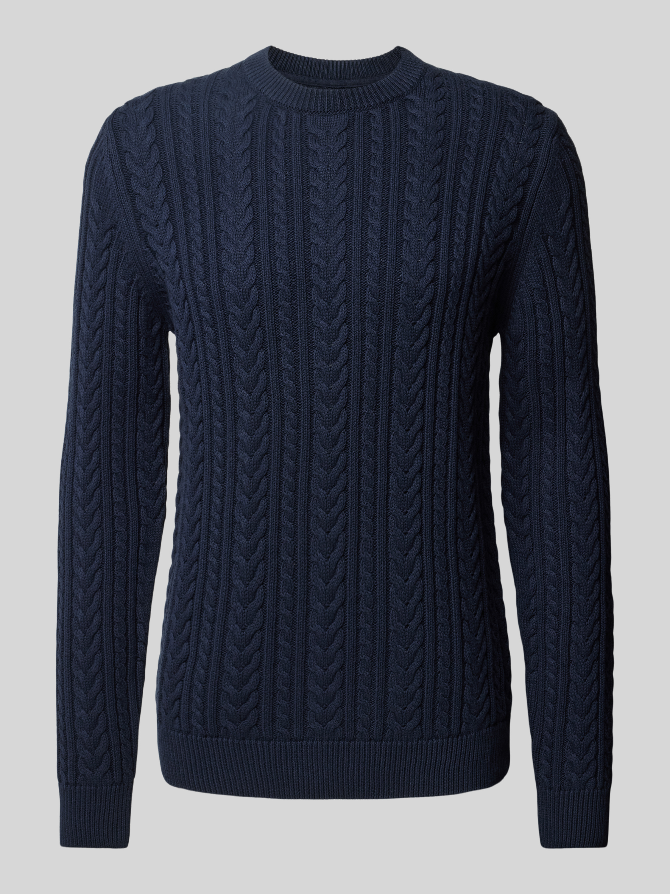 MCNEAL Strickpullover mit Zopfmuster (dunkelblau) online kaufen