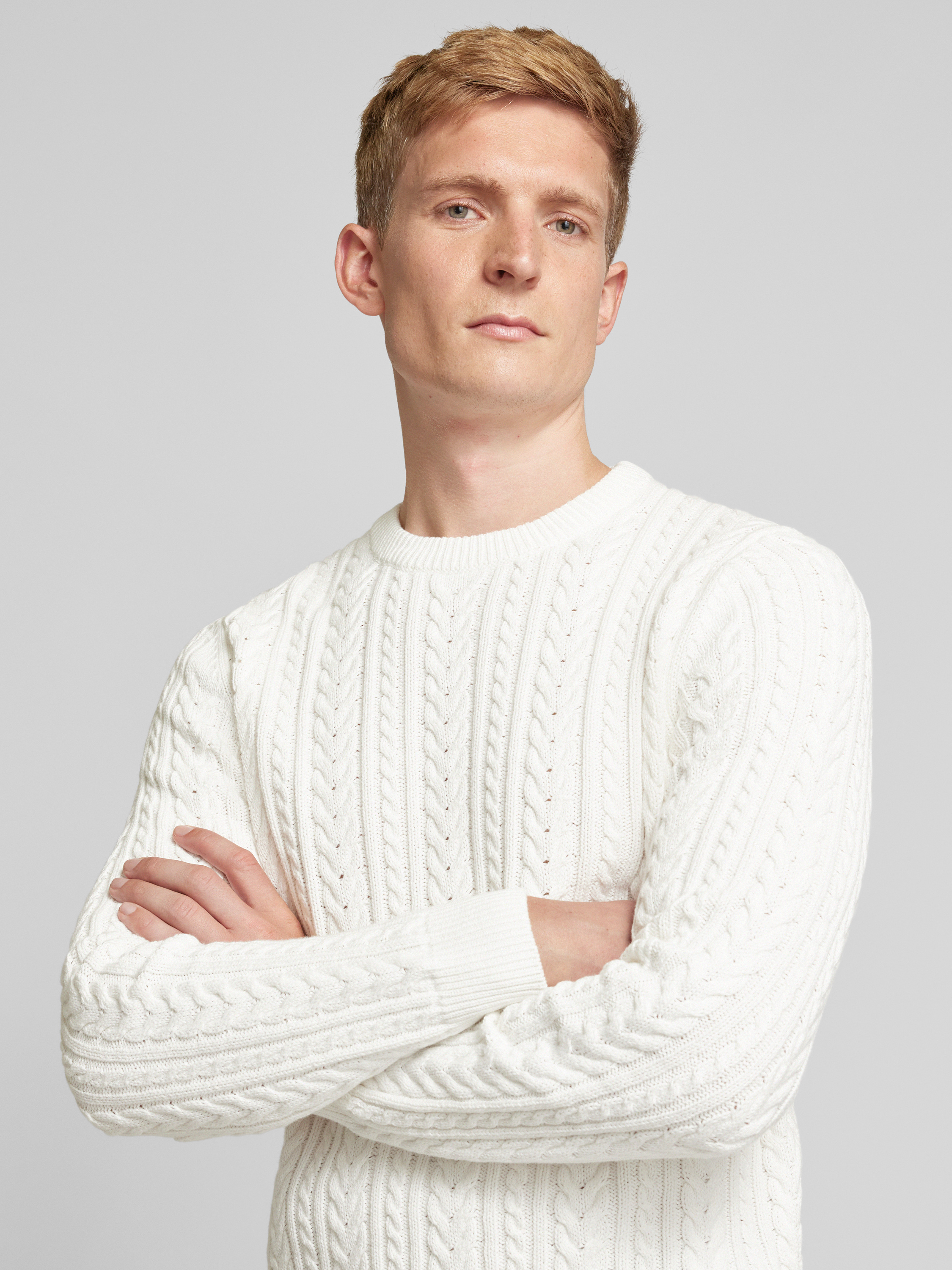 MCNEAL Strickpullover mit Zopfmuster (offwhite) online kaufen