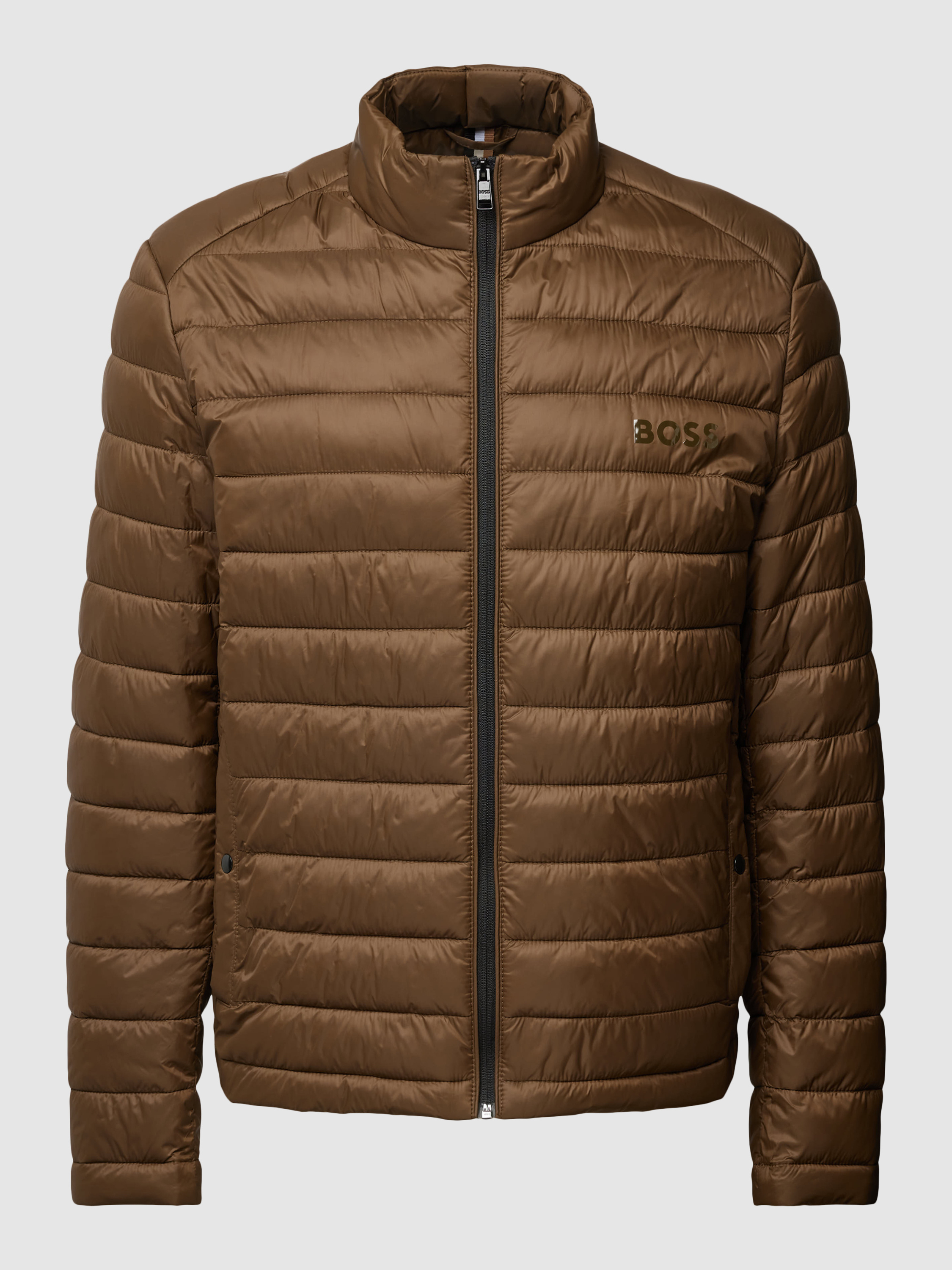 BOSS Steppjacke mit Label-Print Modell 'Calanos' (mittelbraun) online ...