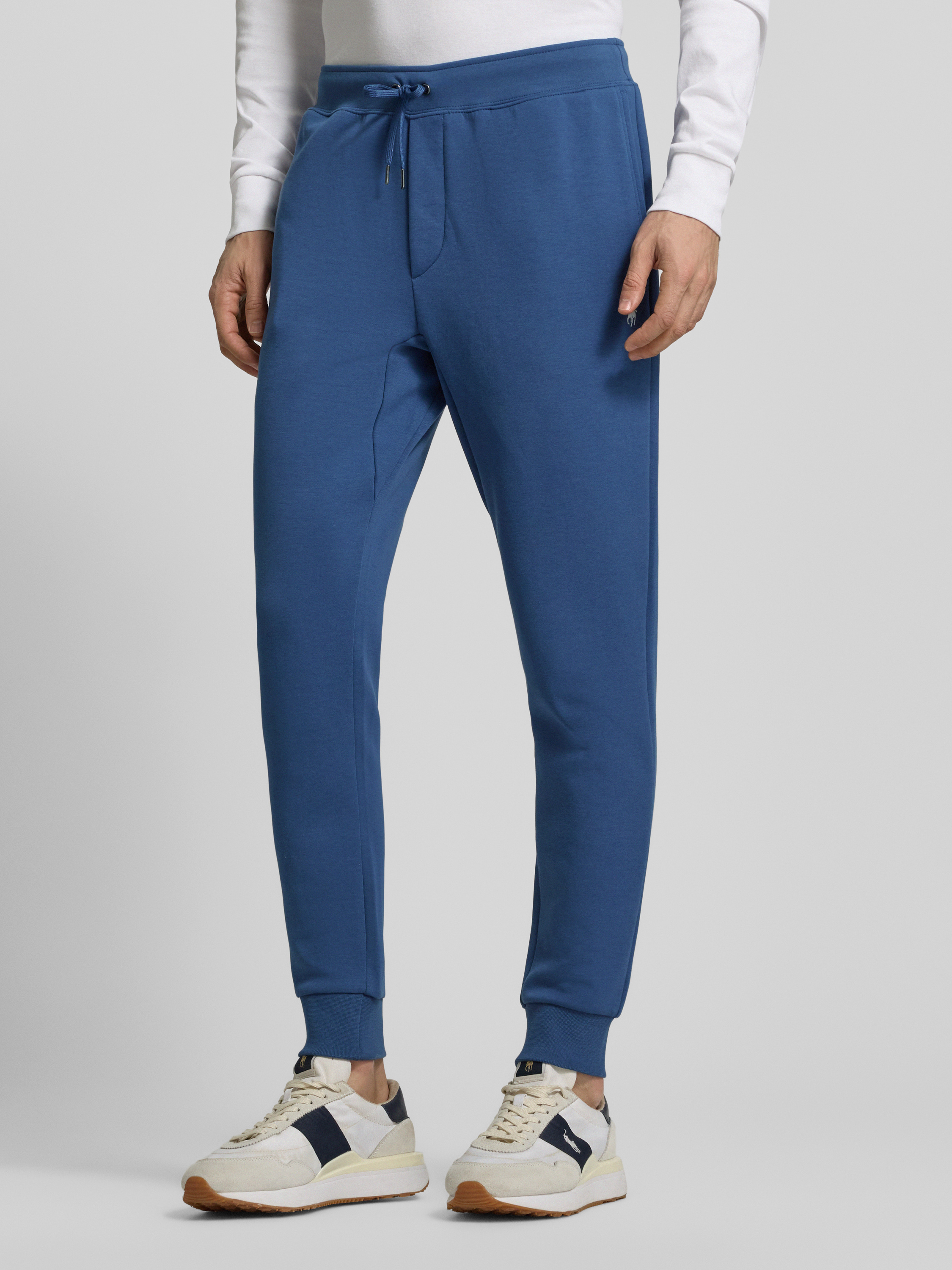 Kup online Polo Ralph Lauren Spodnie dresowe o kroju regular fit z ...