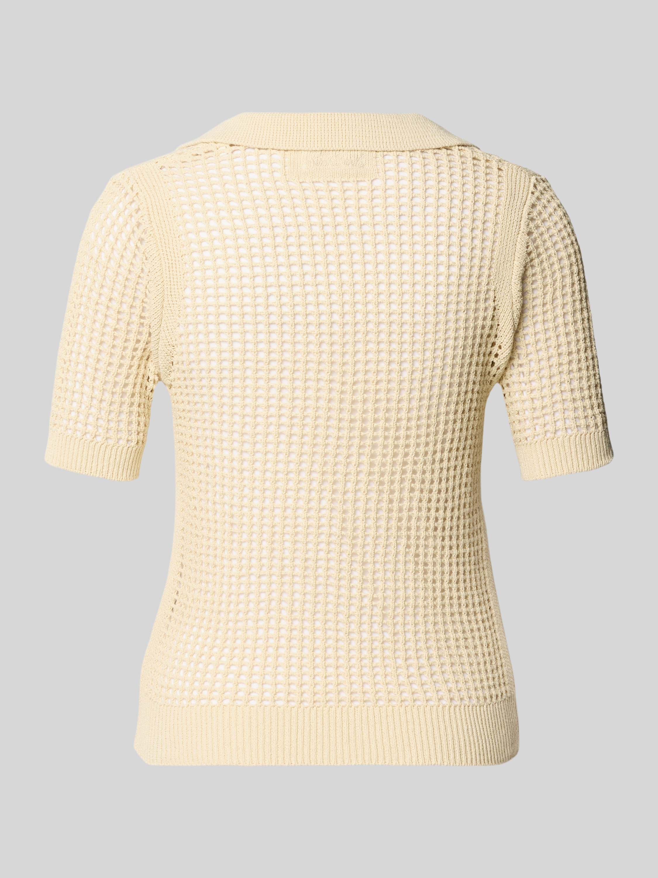 MC2 Saint Barth Strickshirt mit Umlegekragen Modell 'FLORA' (beige ...