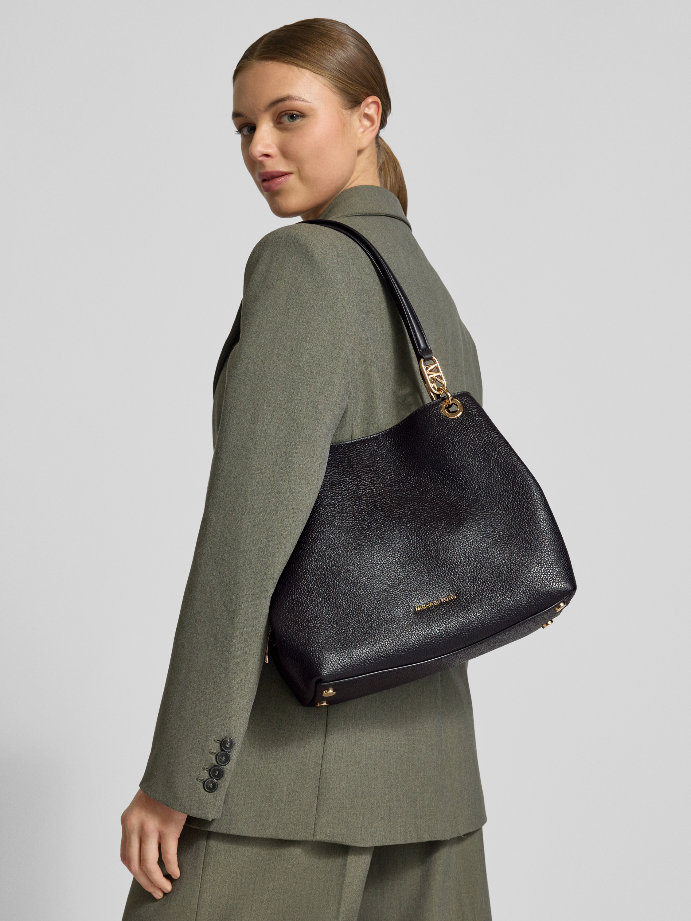 MICHAEL Michael Kors Tote bag van echt leer, model 'Kensington' in ...