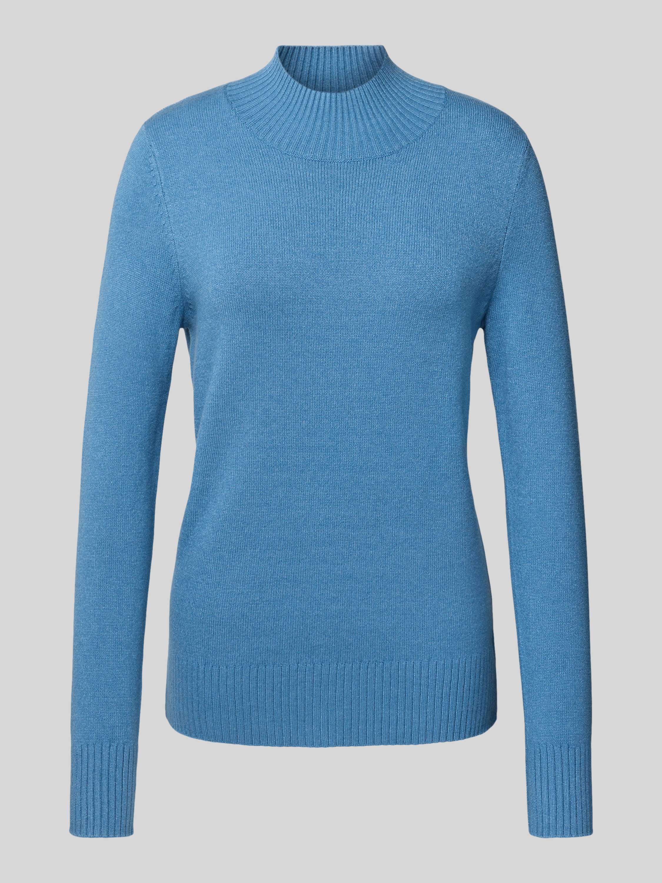Christian Berg Woman Strickpullover mit Stehkragen (rauchblau melange) online kaufen