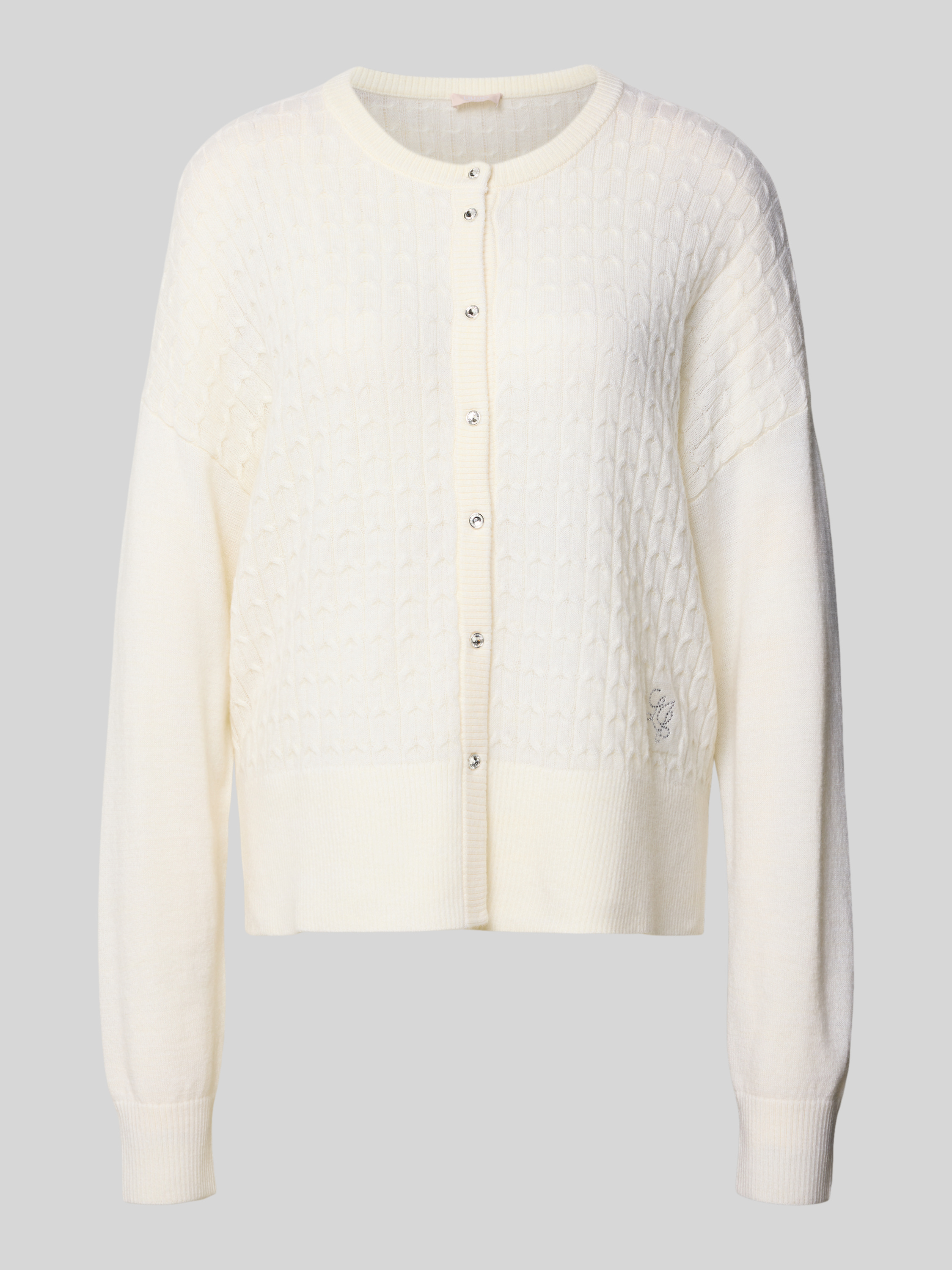 Liu Jo White Strickjacke mit Knopfleiste (offwhite) online kaufen