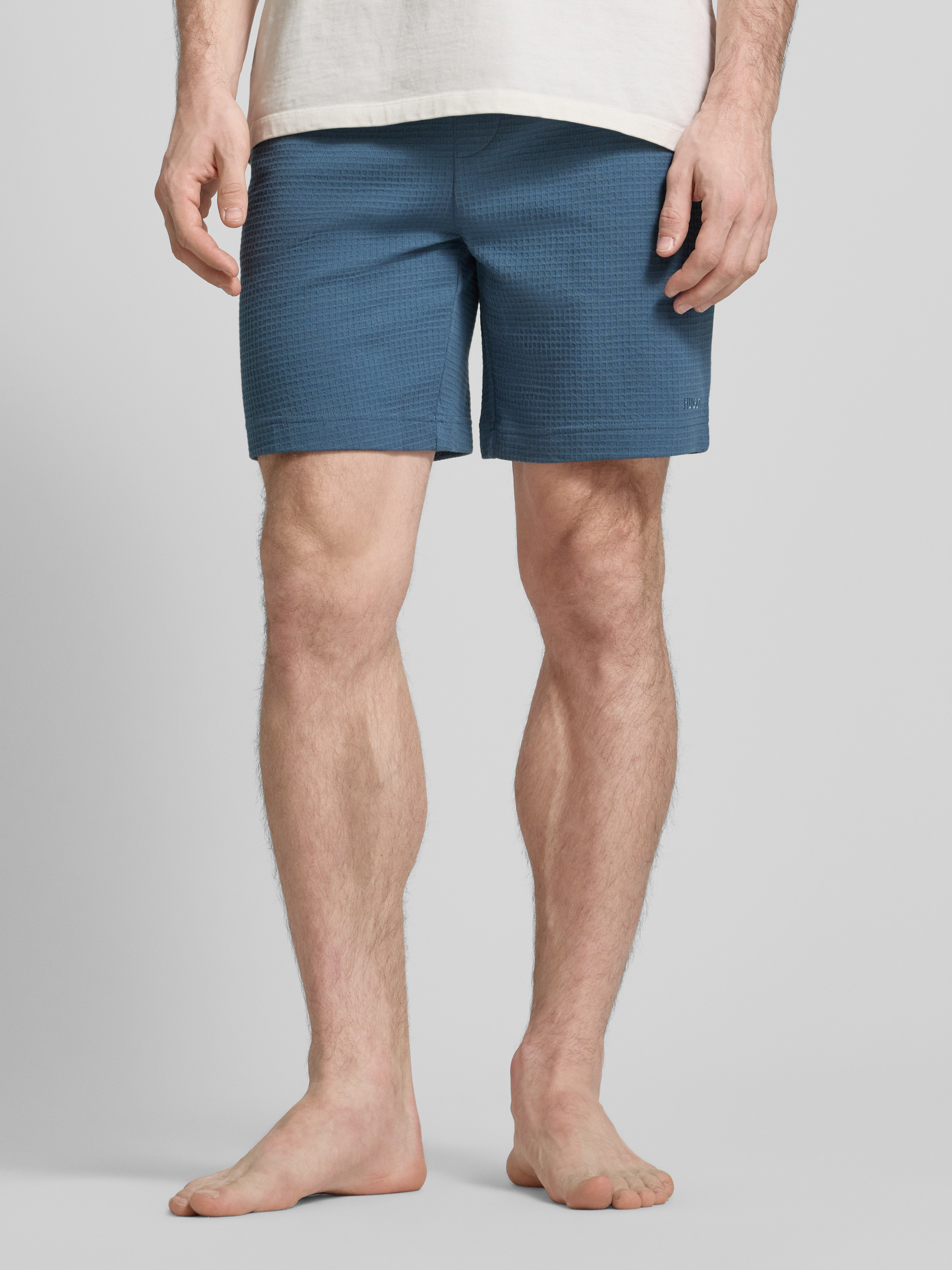 HUGO Regular fit sweatshorts van katoenmix, model 'AUSTIN' in ...