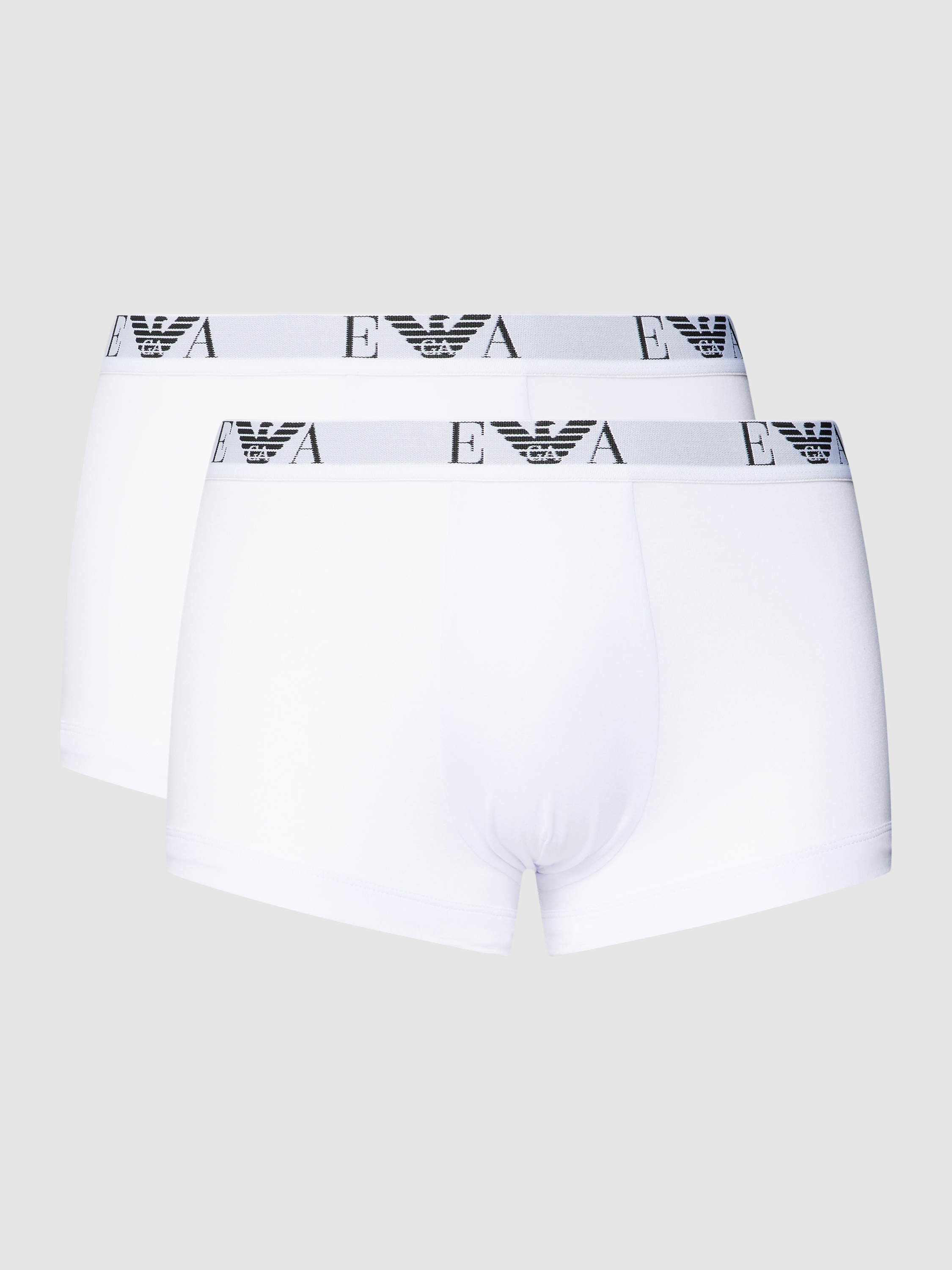 Emporio Armani Trunks mit Stretch-Anteil im 2er-Pack (weiss) online kaufen