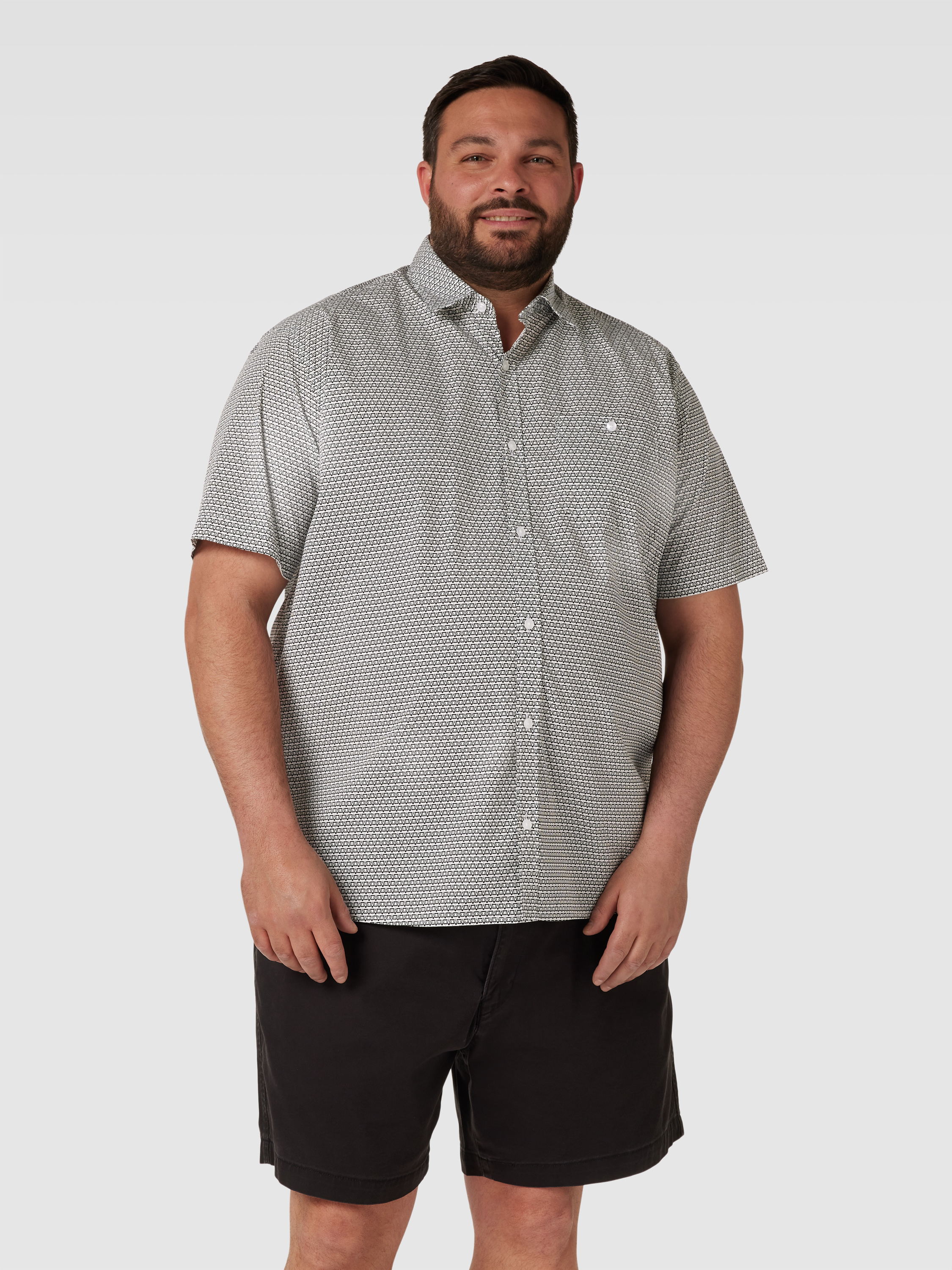 S.Oliver Plus PLUS SIZE Freizeithemd mit Allover-Muster (weiss) online ...
