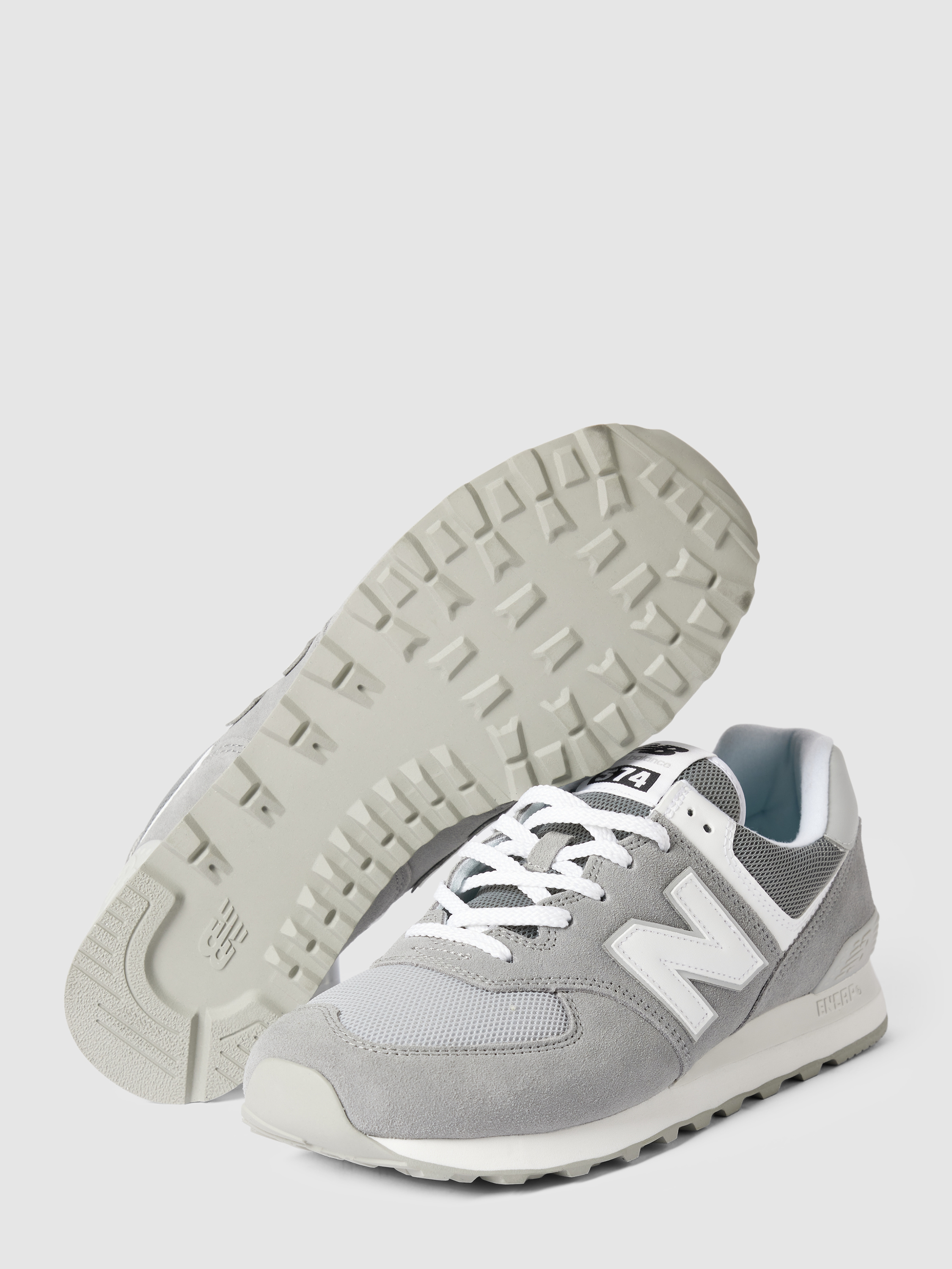 New Balance Sneaker mit Kontrastbesatz (hellgrau) online kaufen