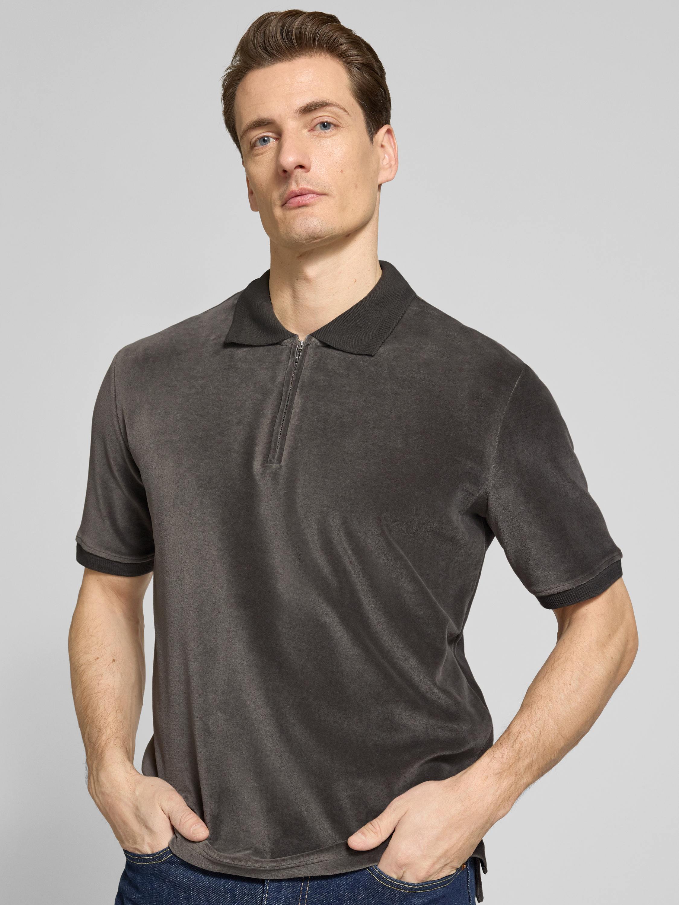 Tiger Of Sweden Regular Fit Poloshirt mit Reißverschluss Modell ...