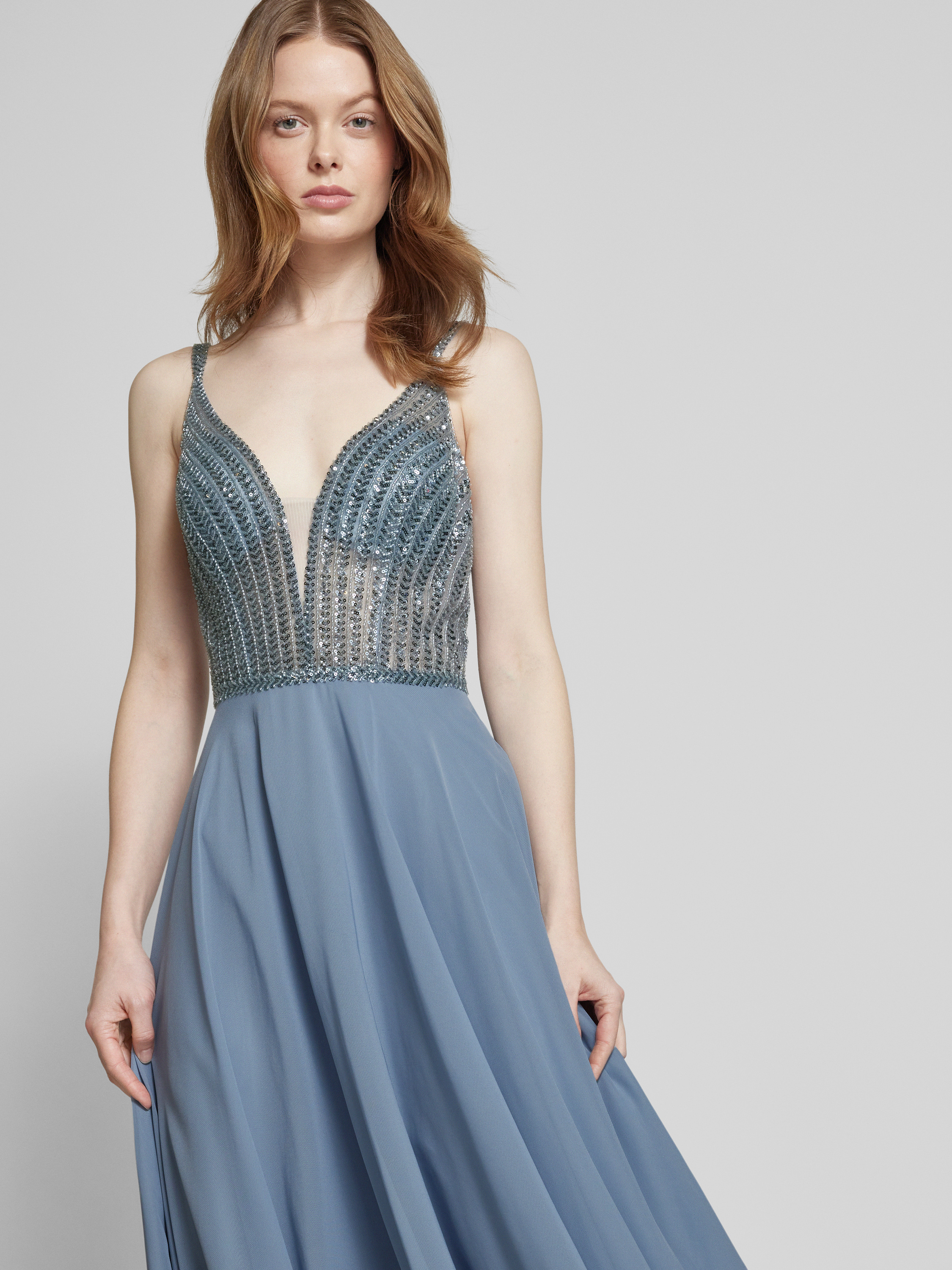 Hey Kyla Abendkleid mit Paillettenbesatz (hellblau) online kaufen