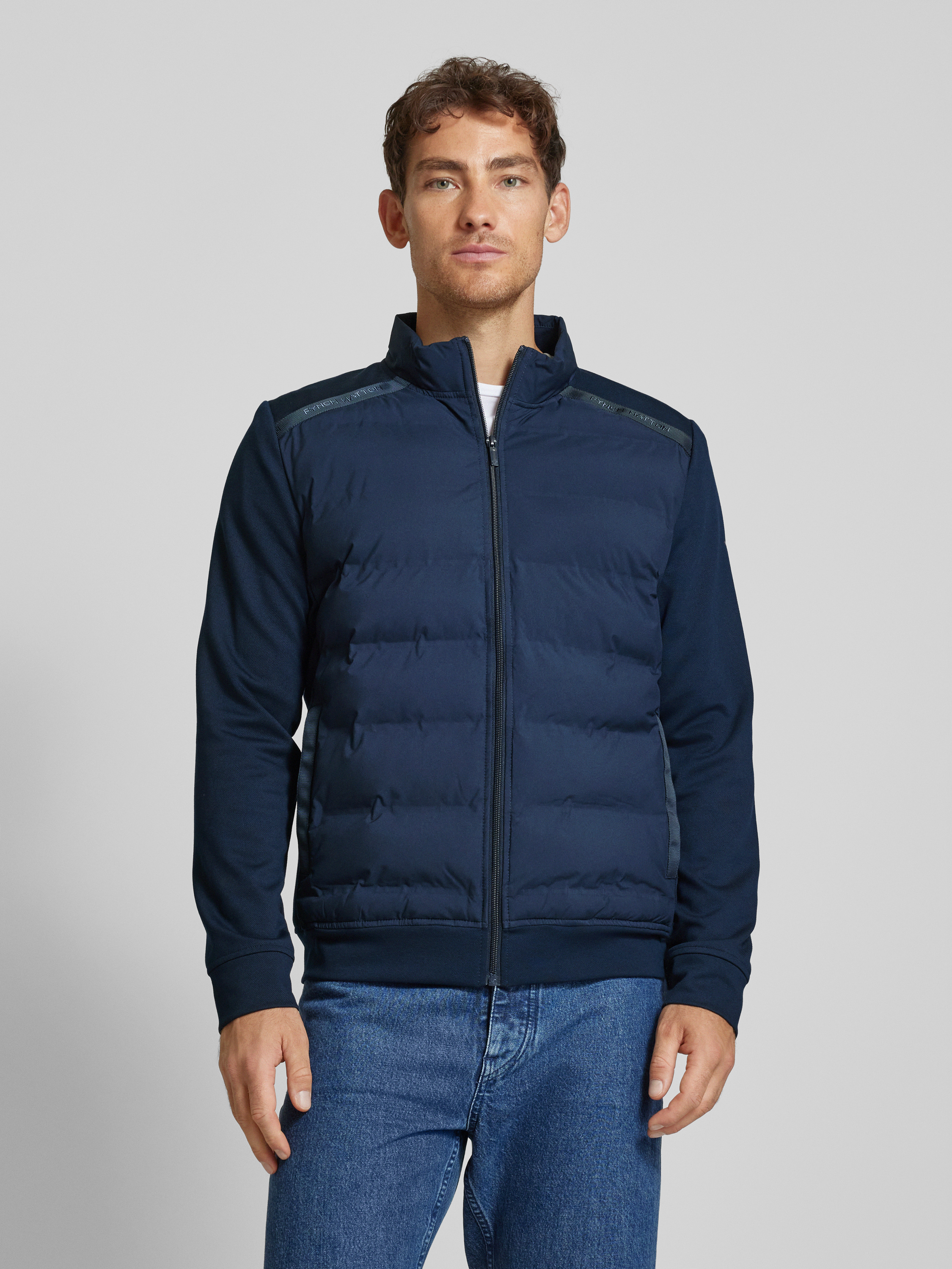 Fynch-Hatton Steppjacke mit Stehkragen (marine) online kaufen