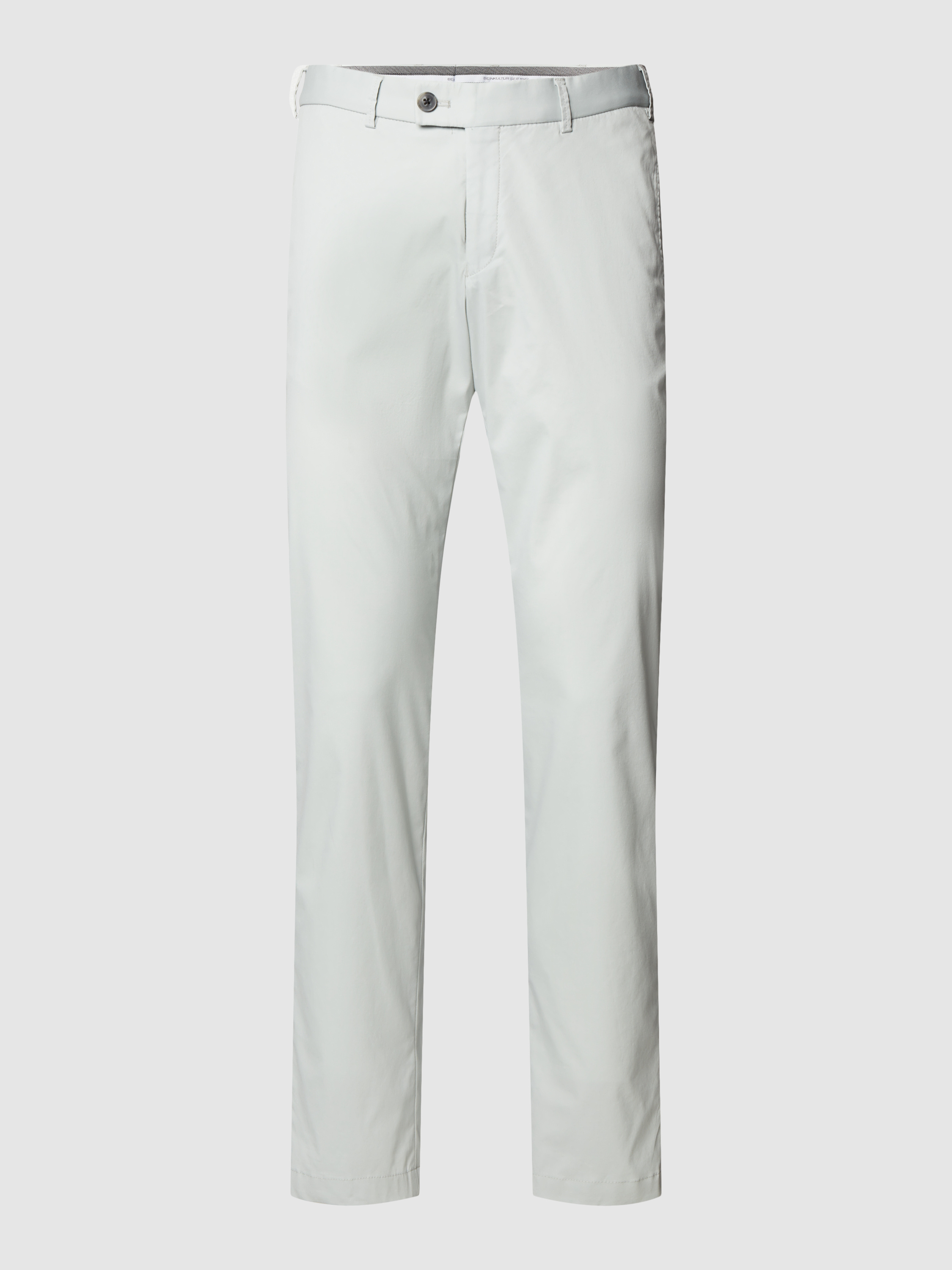 Hiltl Chino mit Knopf- und Reißverschluss Modell 'Tarent' (hellgrau ...
