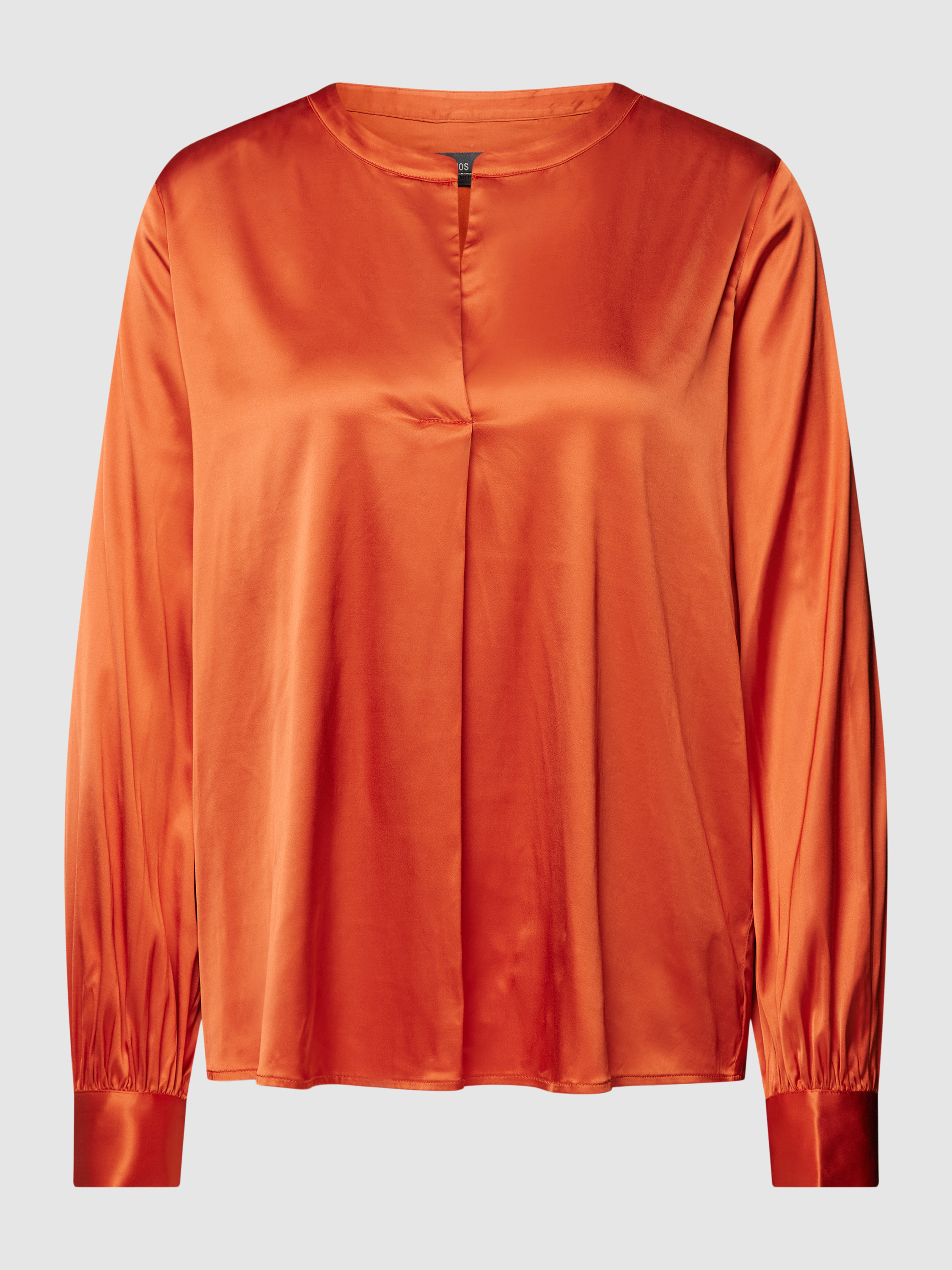 MOS MOSH Bluse in Satin-Optik Modell 'ENFA' (orange) online kaufen