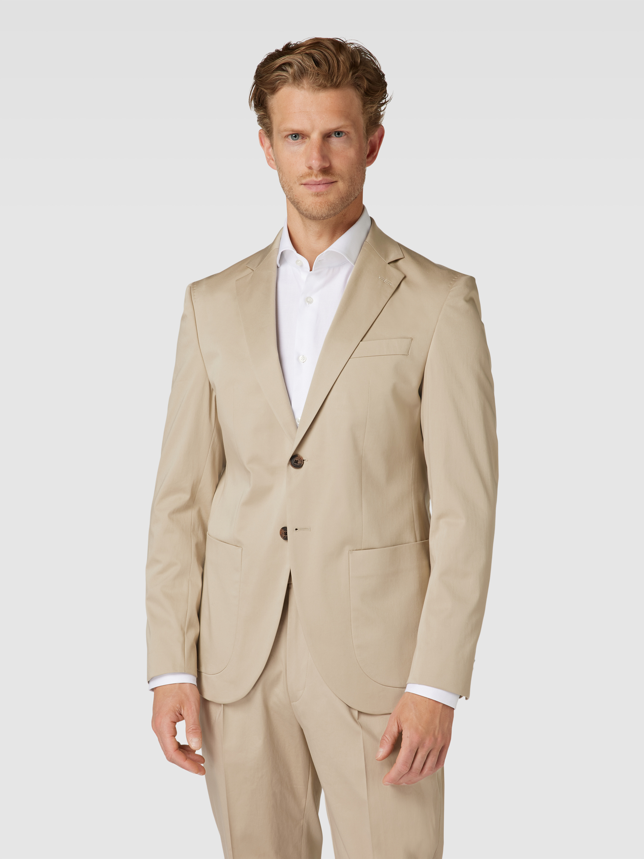 JOOP! Collection 2-Knopf-Sakko mit Reverskragen Modell 'Dash' (beige) online kaufen