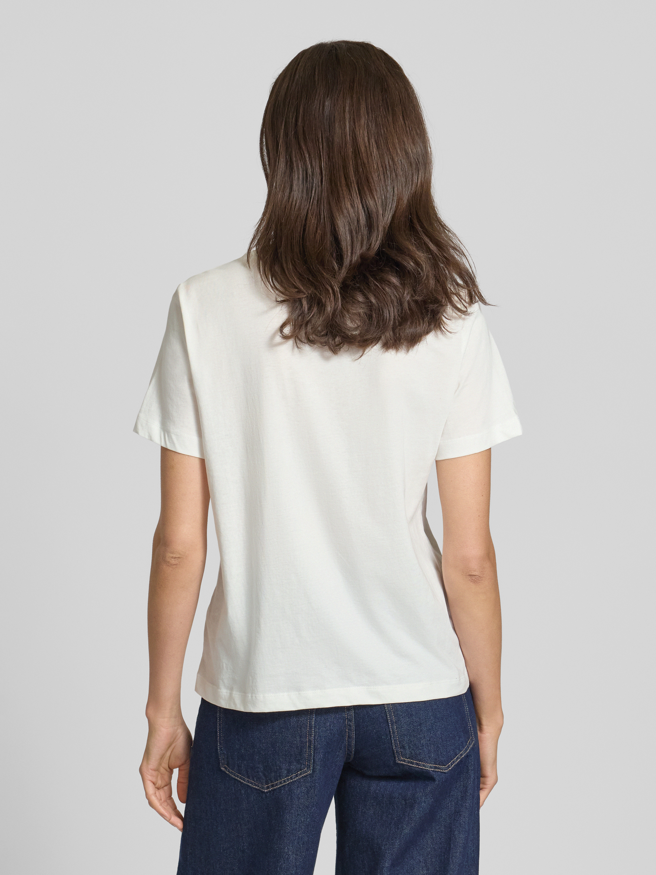Tom Tailor Regular Fit T-Shirt aus reiner Baumwolle (offwhite) online ...
