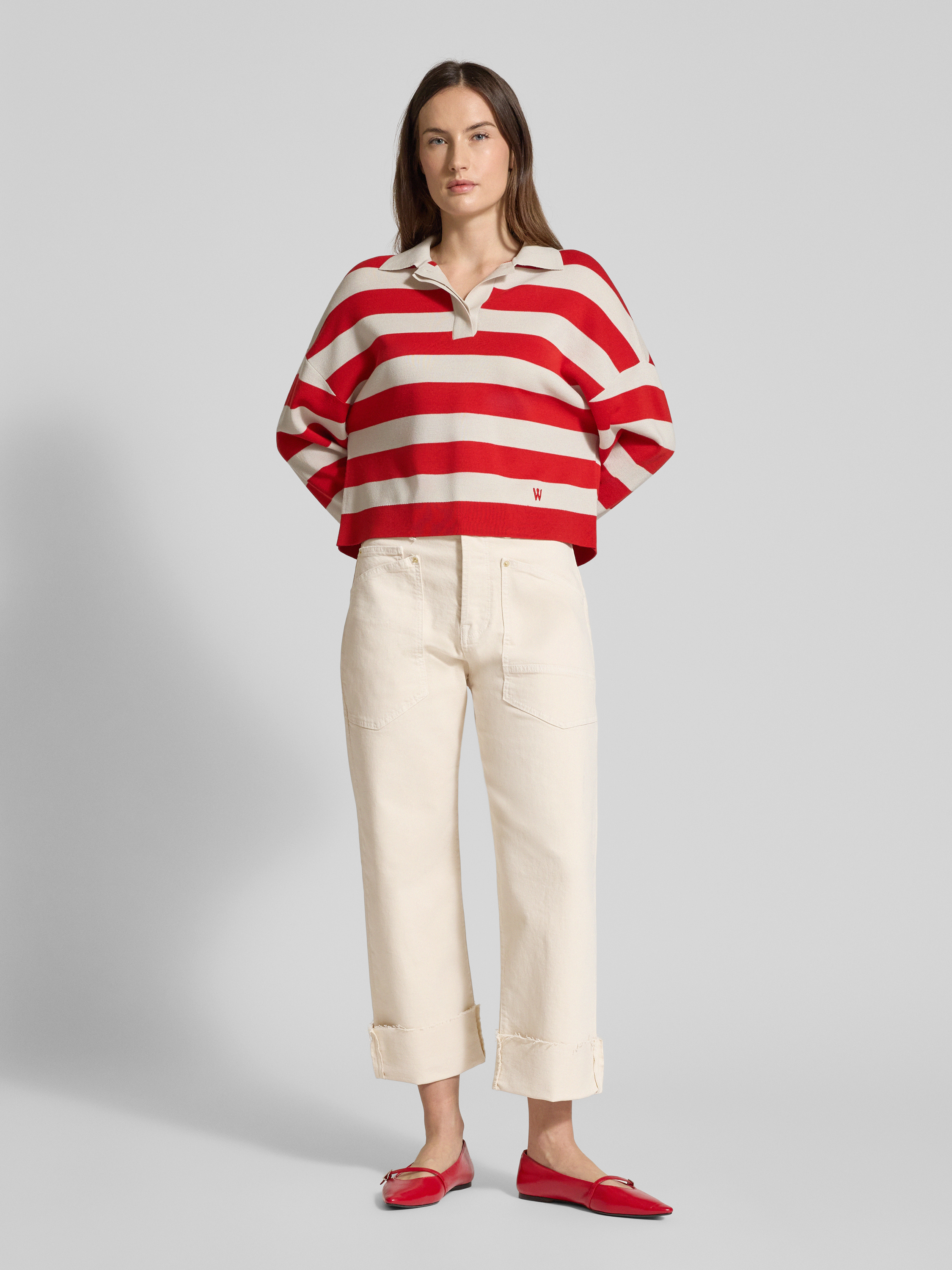 MAC Baggy Fit Jeans aus Baumwoll-Mix (offwhite) online kaufen