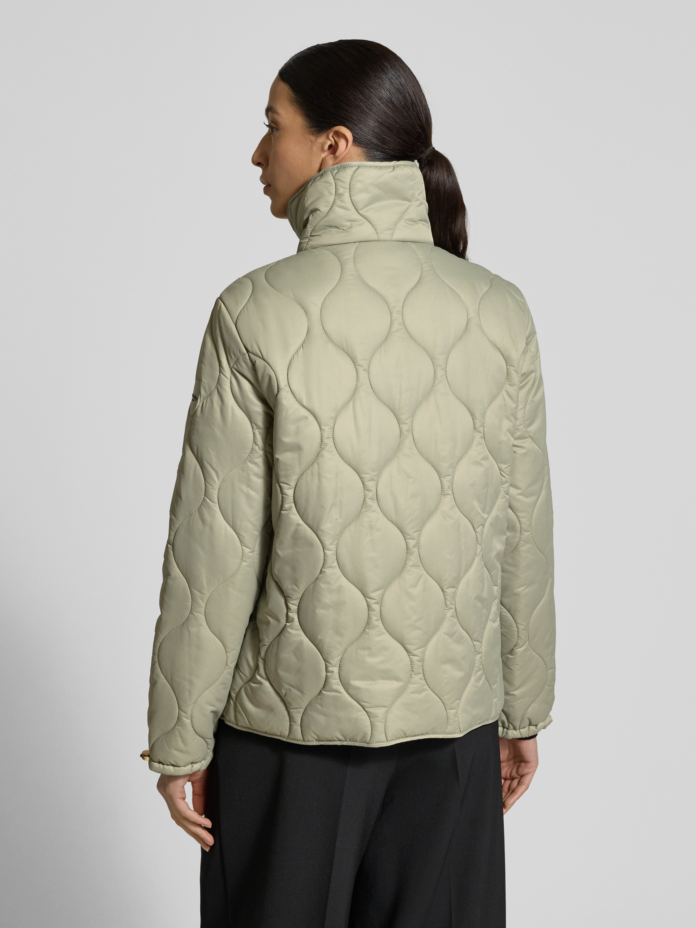 Christian Berg Woman Selection Regular fit gewatteerd jack met gevoerde ...