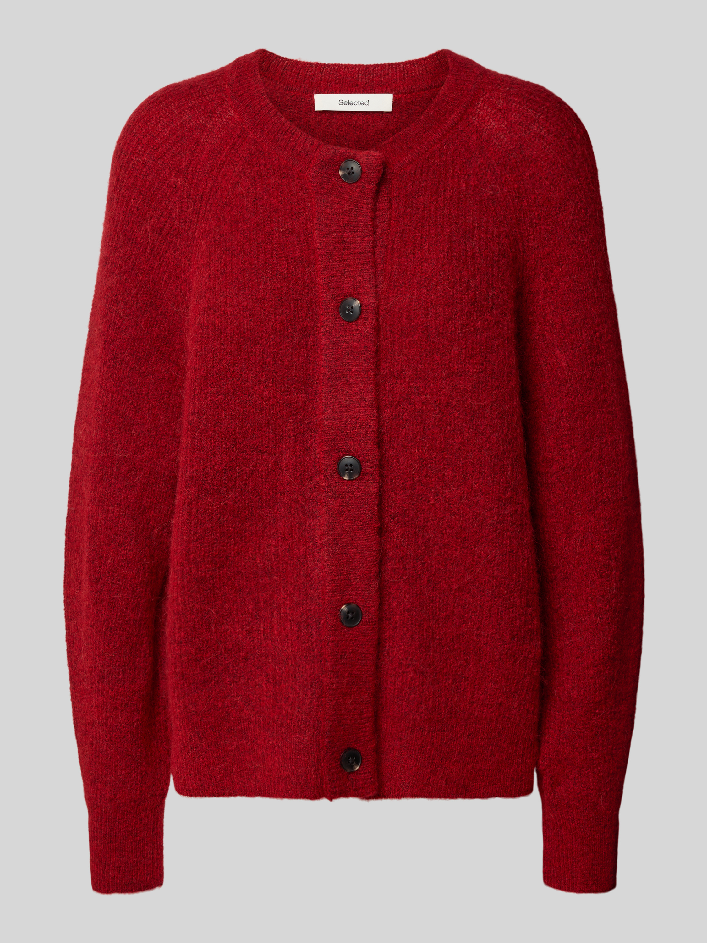 Selected Femme Regular Fit Strickjacke aus Woll-Mix mit Alpaka Modell ...