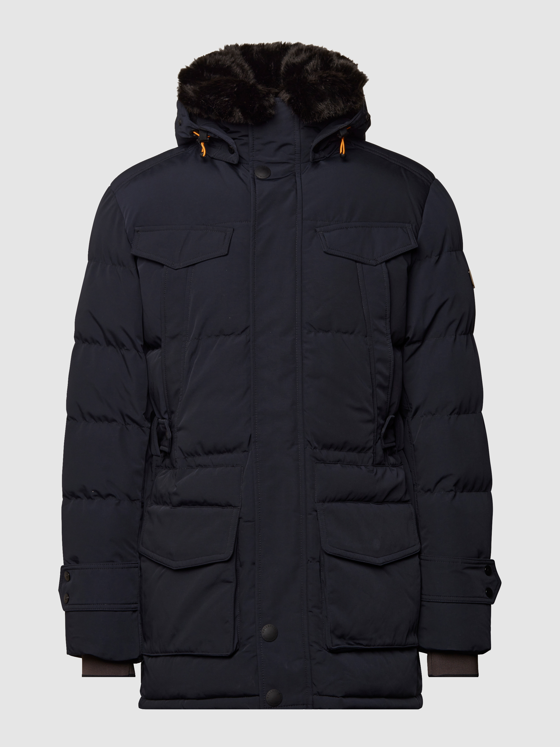 Wellensteyn Regular Fit Steppjacke mit Label-Patch Modell 'SEAMASTER' (marine) online kaufen