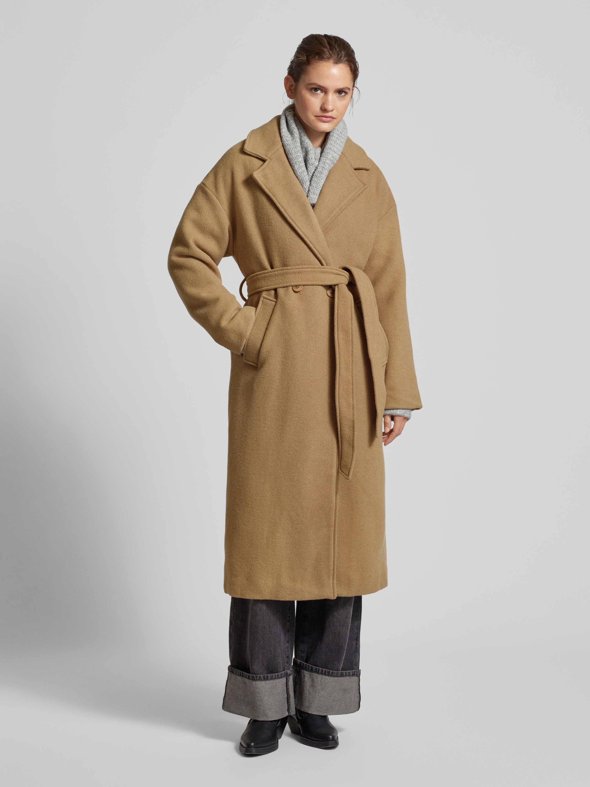 LeGer by Lena Gercke Mantel aus Woll-Mix mit Bindegürtel Modell 'Dena' (camel) online kaufen