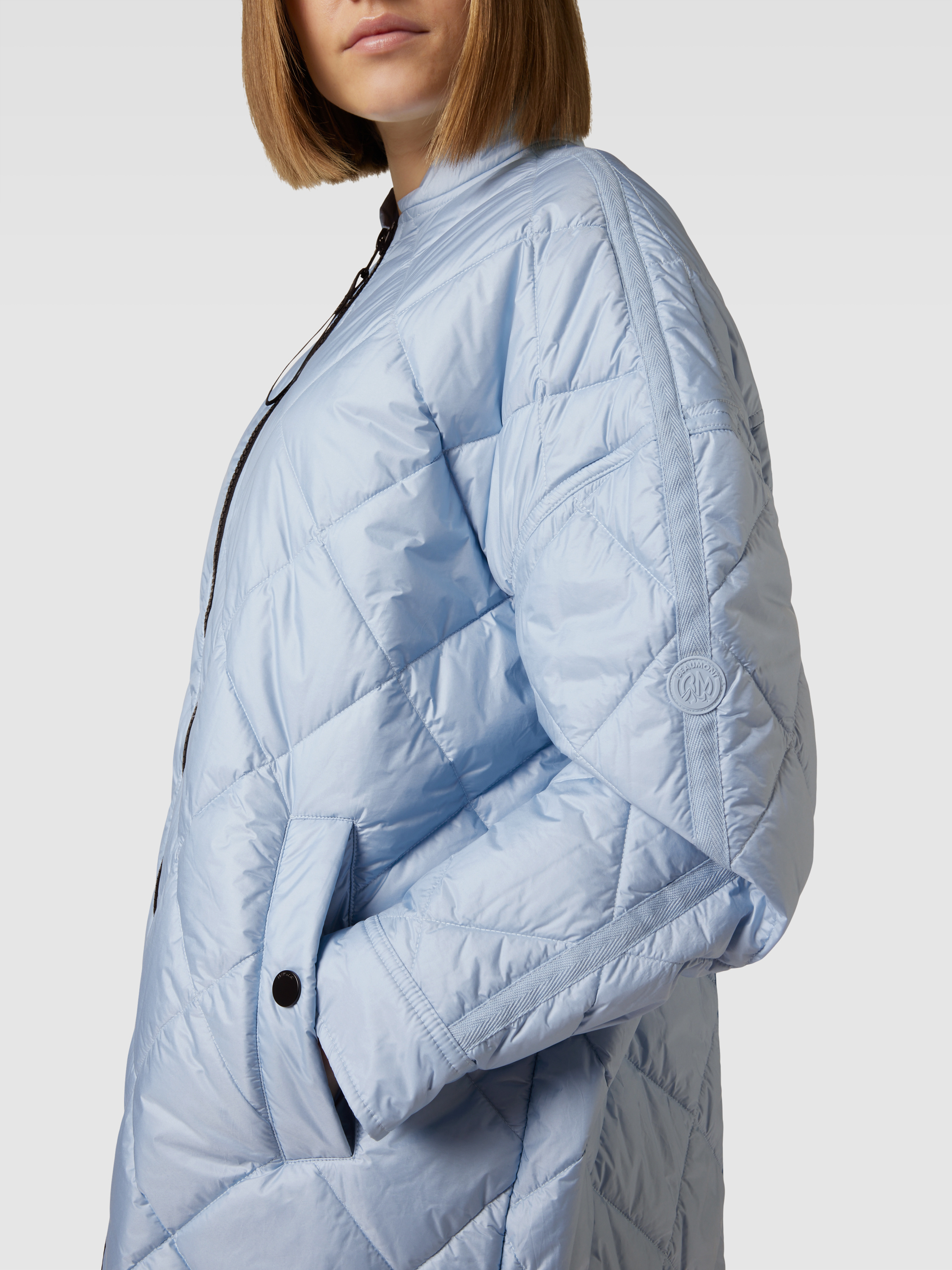 Beaumont Amsterdam Jack met labeldetails in lichtblauw online kopen | P&C