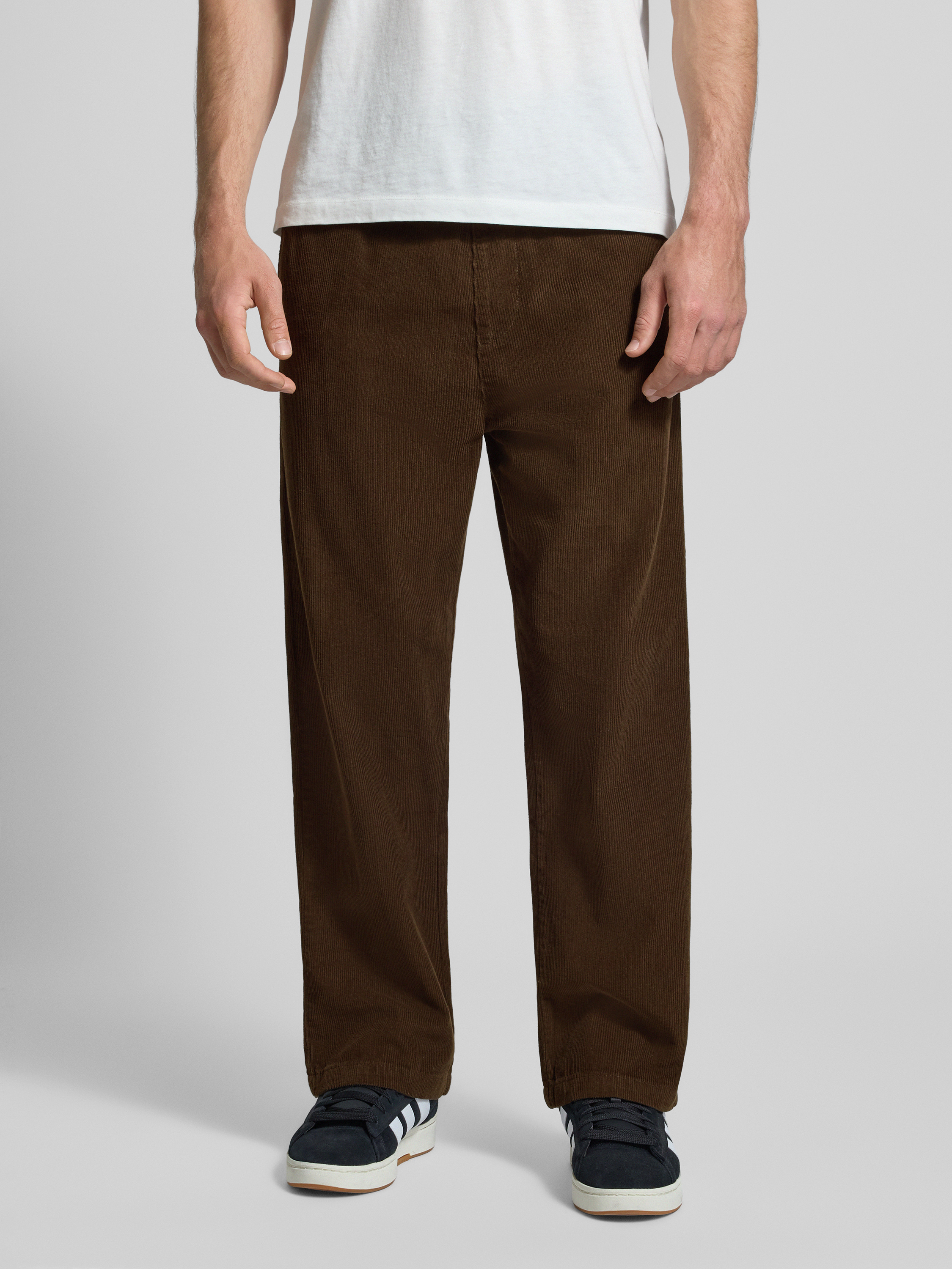 Pegador Stoffhose mit elastischem Bund (dunkelbraun) online kaufen