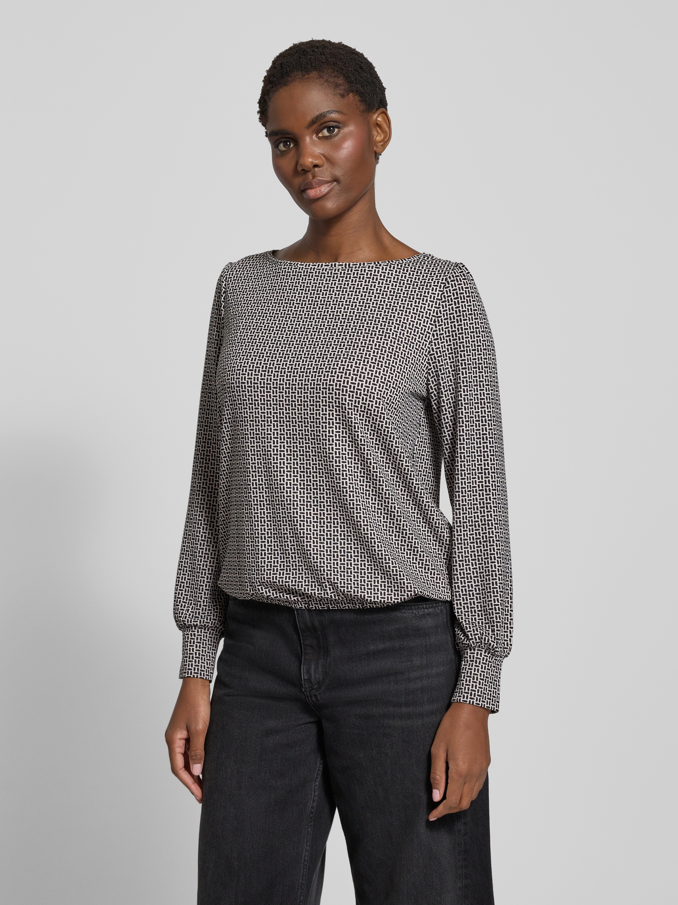 Betty Barclay Longsleeve im Allover-Look (black) online kaufen