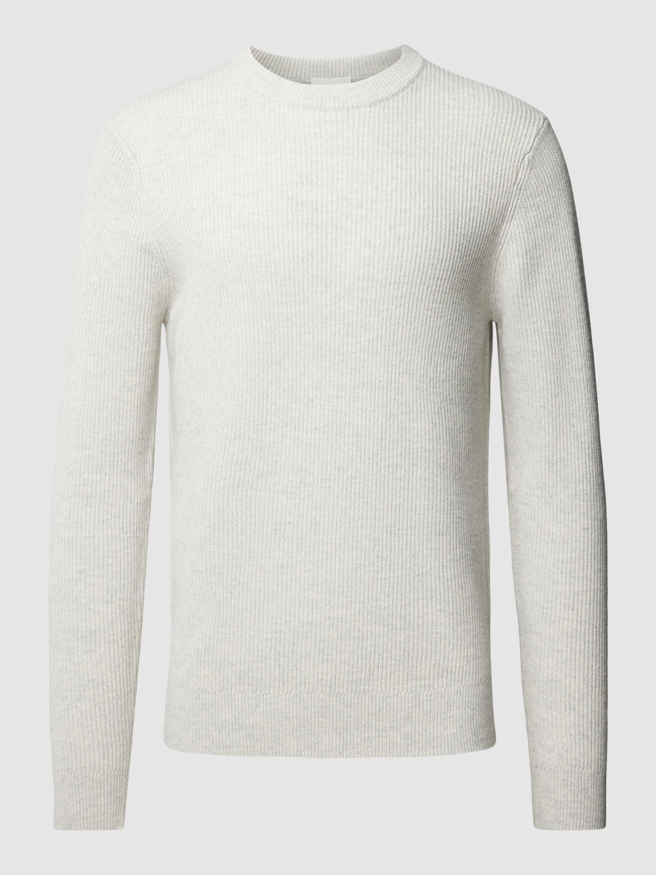 Profuomo Strickpullover in Melange-Optik (hellgrau) online kaufen