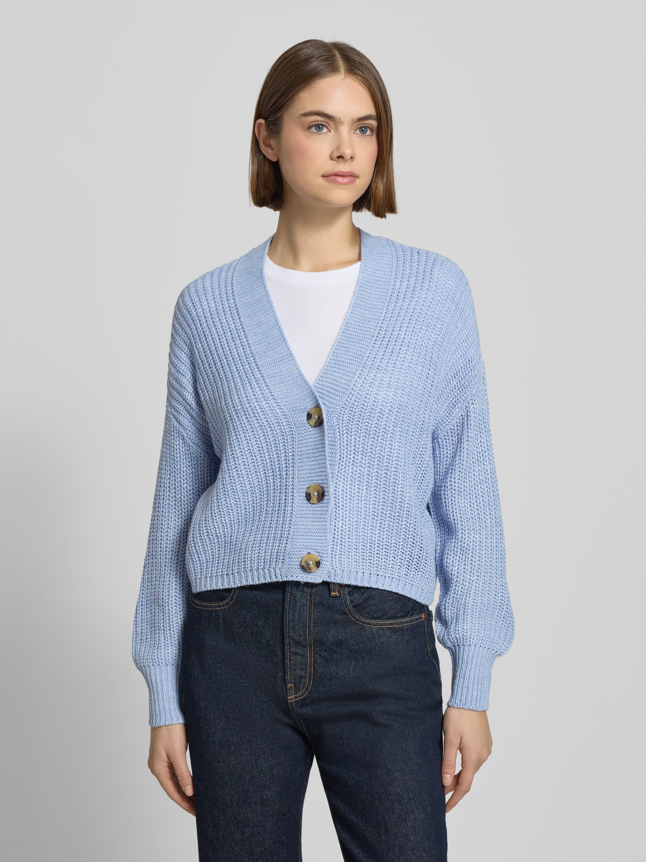 Only Regular Fit Strickjacke mit einreihiger Knopfleiste Modell 'CAROL ...