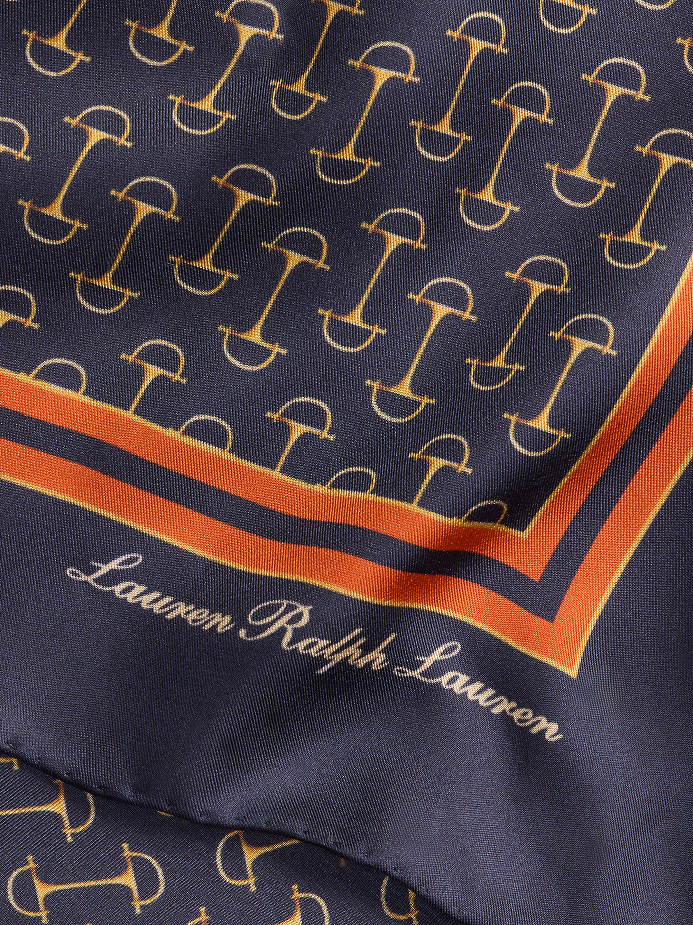 Lauren Ralph Lauren Tuch aus reiner Seide (dunkelblau) online kaufen