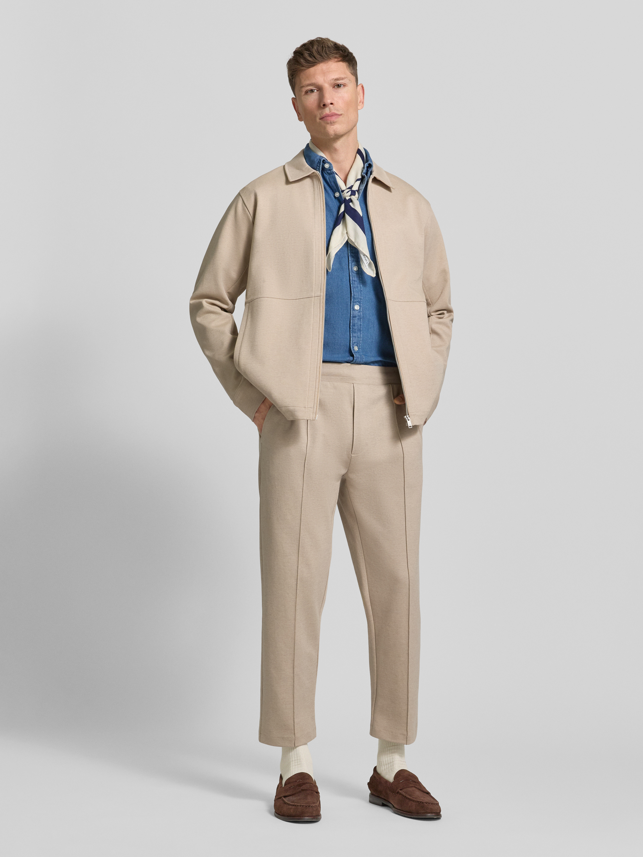 BOSS Orange Regular Fit Sweatjacke aus Baumwoll-Mix Modell 'PE_TWIST ...