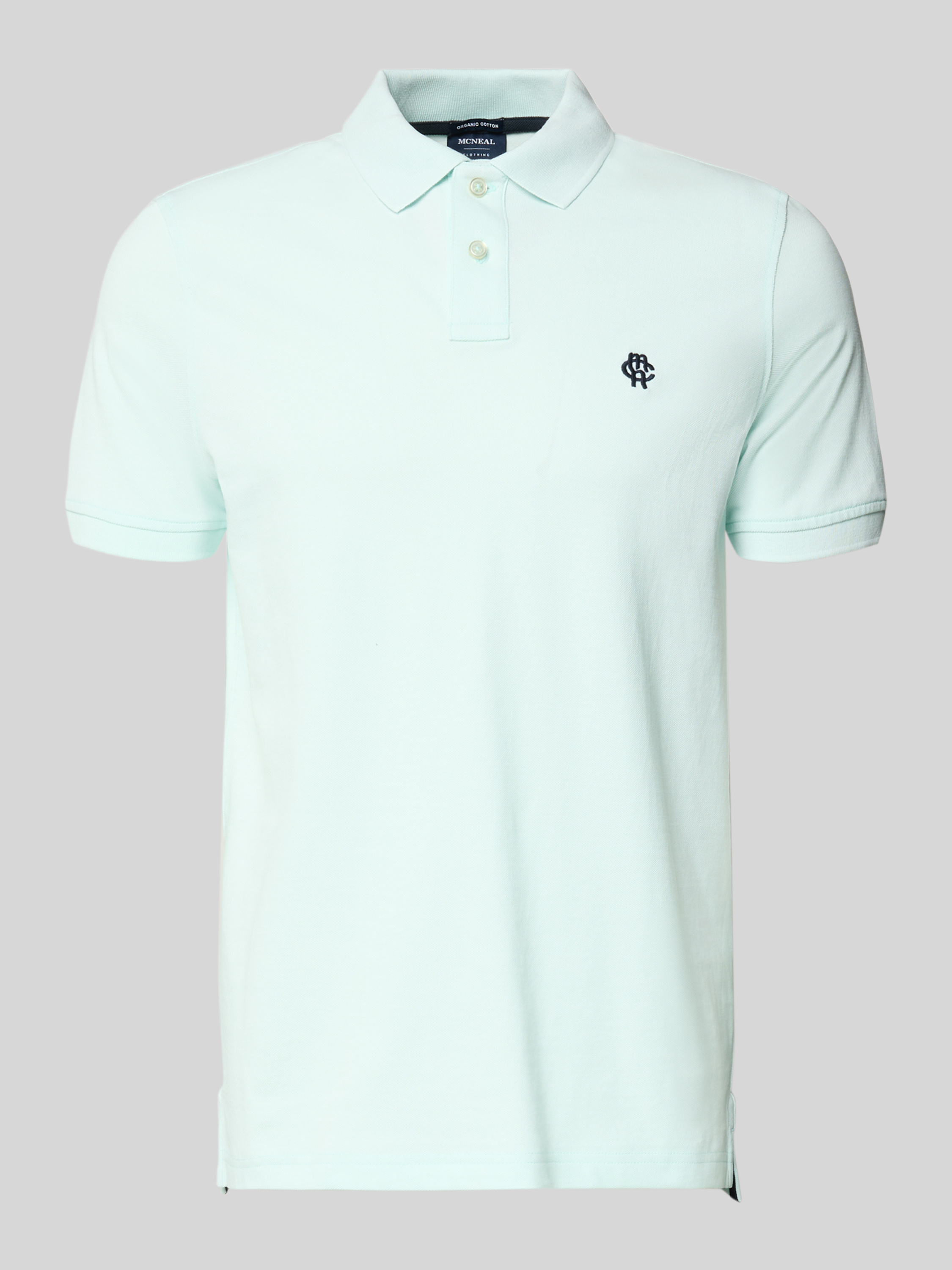 MCNEAL Slim Fit Poloshirt mit Logo-Stitching (helltuerkis) online kaufen
