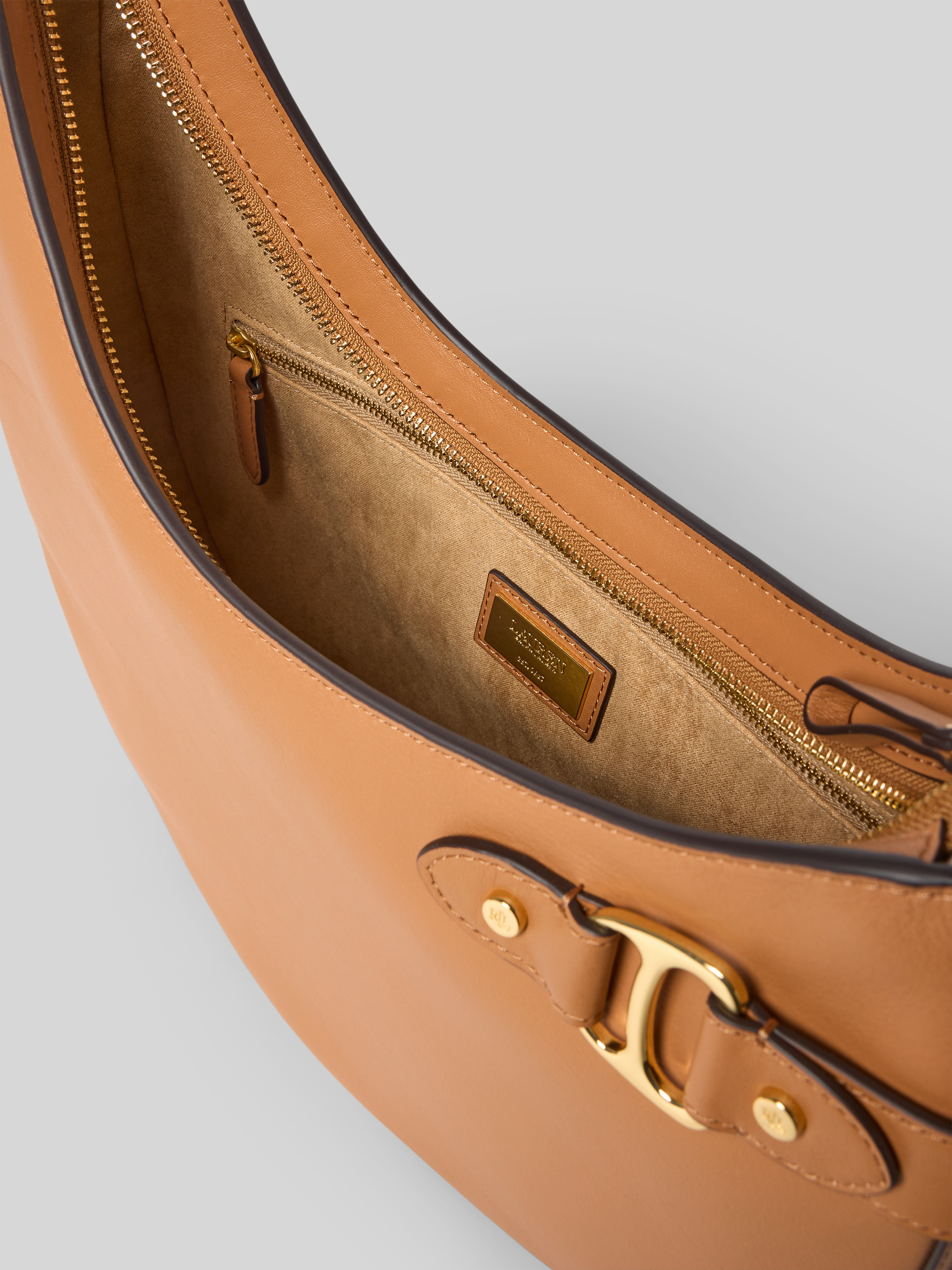 Lauren Ralph Lauren Shoulder Bag aus echtem Rindsleder Modell 'Tasha ...