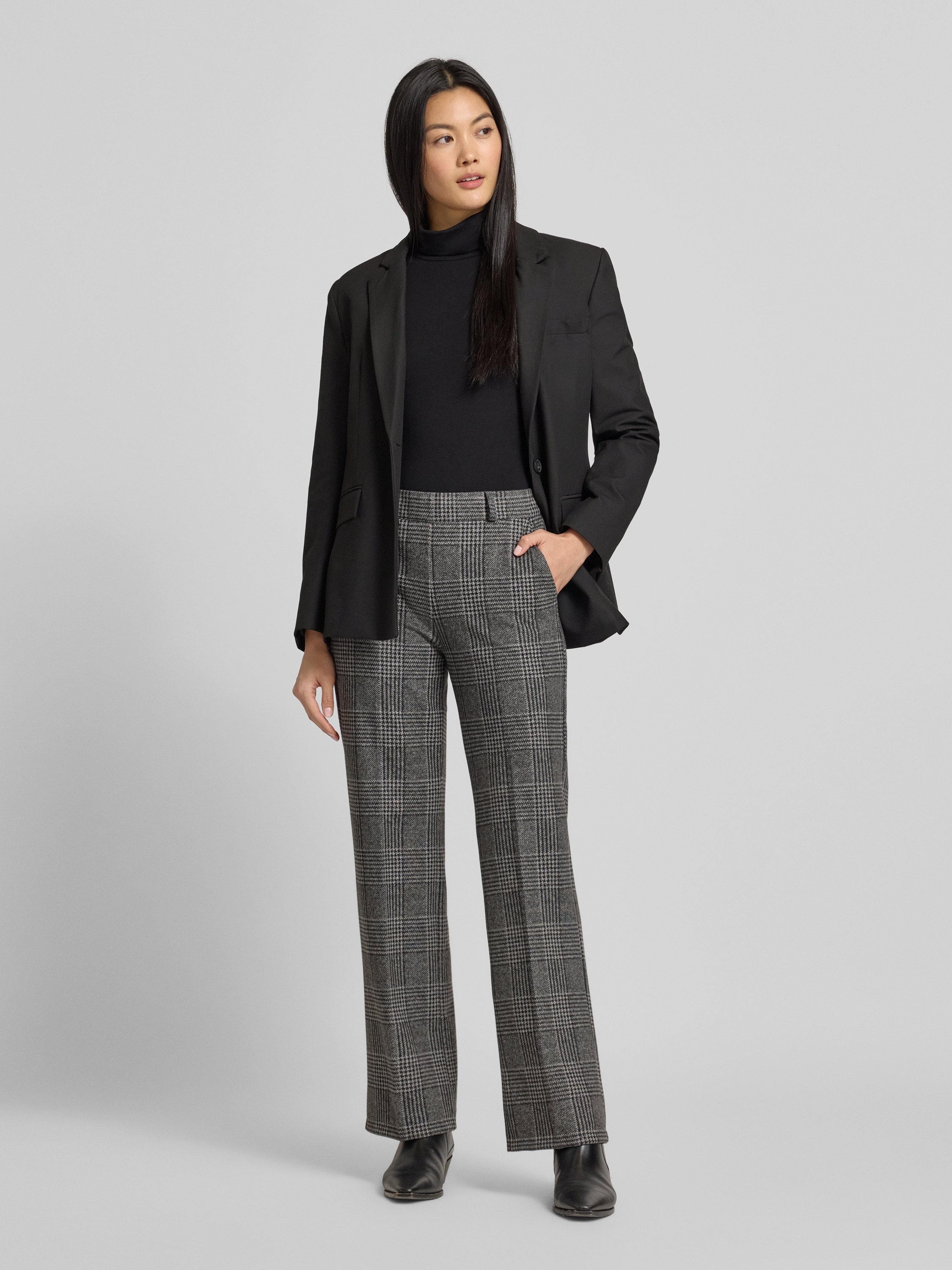 Raphaela By Brax Super Slim Fit Hose Modell 'LILLYTH FLARED' (mittelgrau) online kaufen