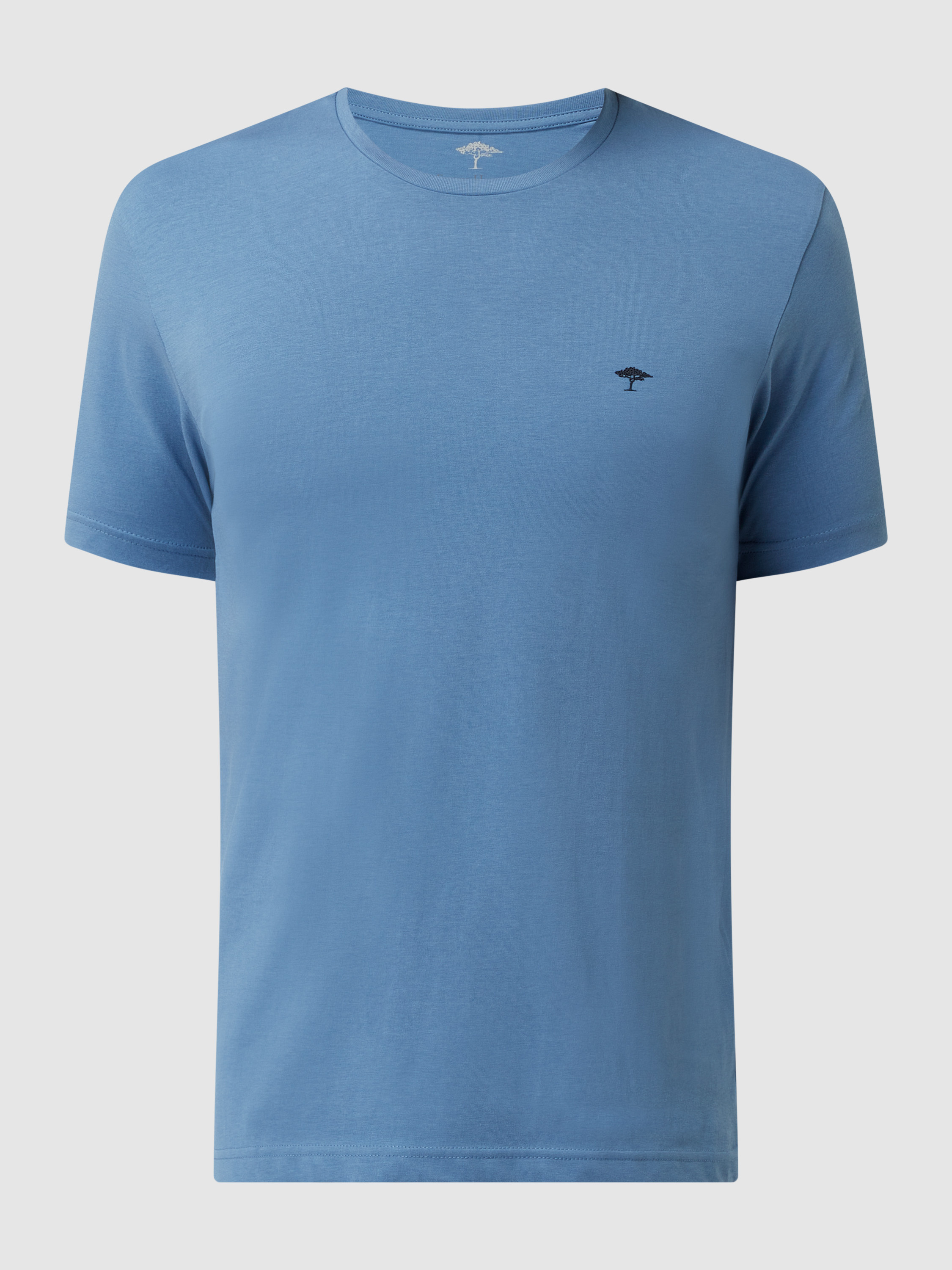 Fynch-Hatton T-Shirt mit Logo-Print (jeansblau) online kaufen