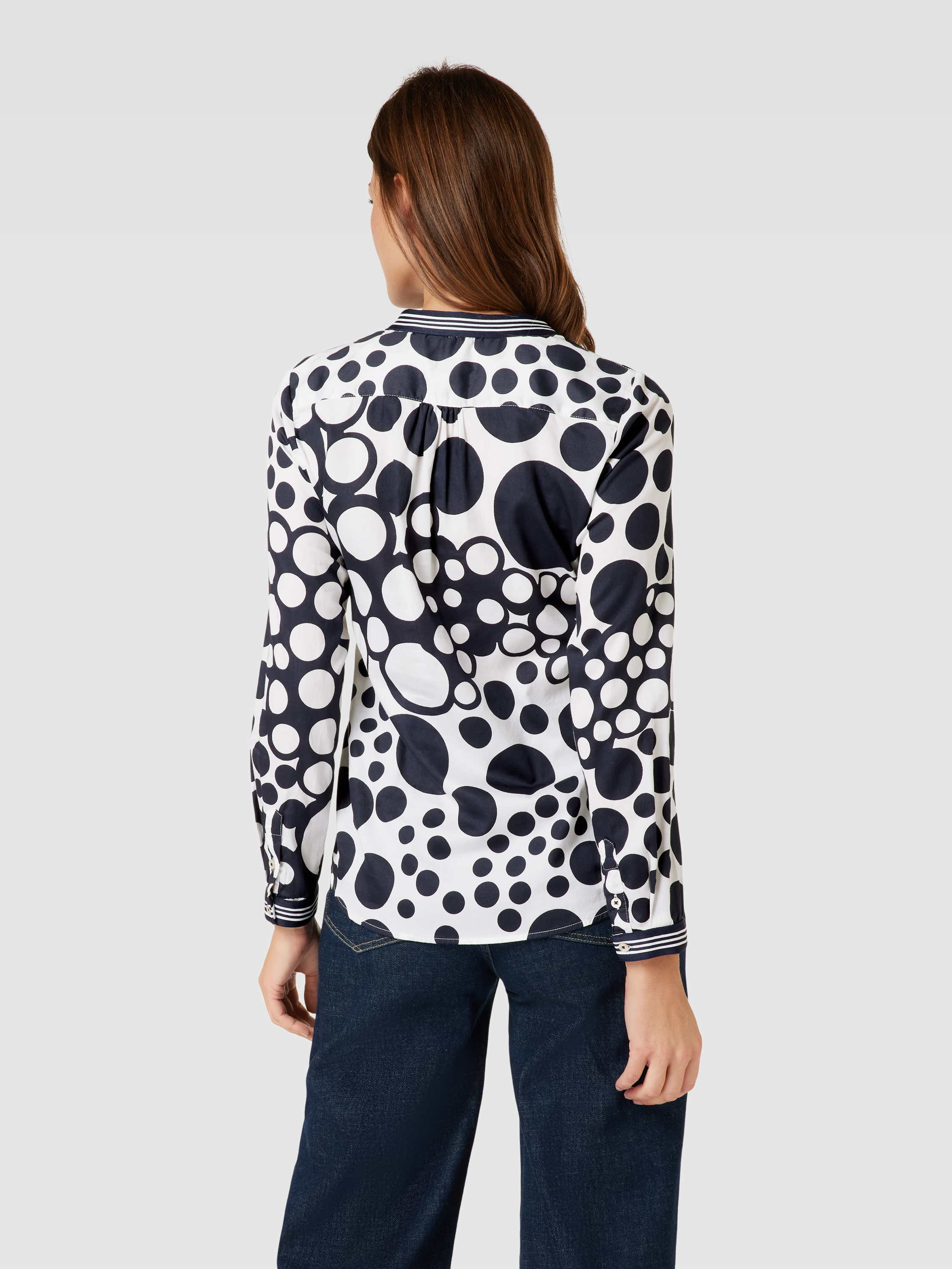 Emily Van den Bergh Blouseshirt met all-over motief in wit online kopen ...